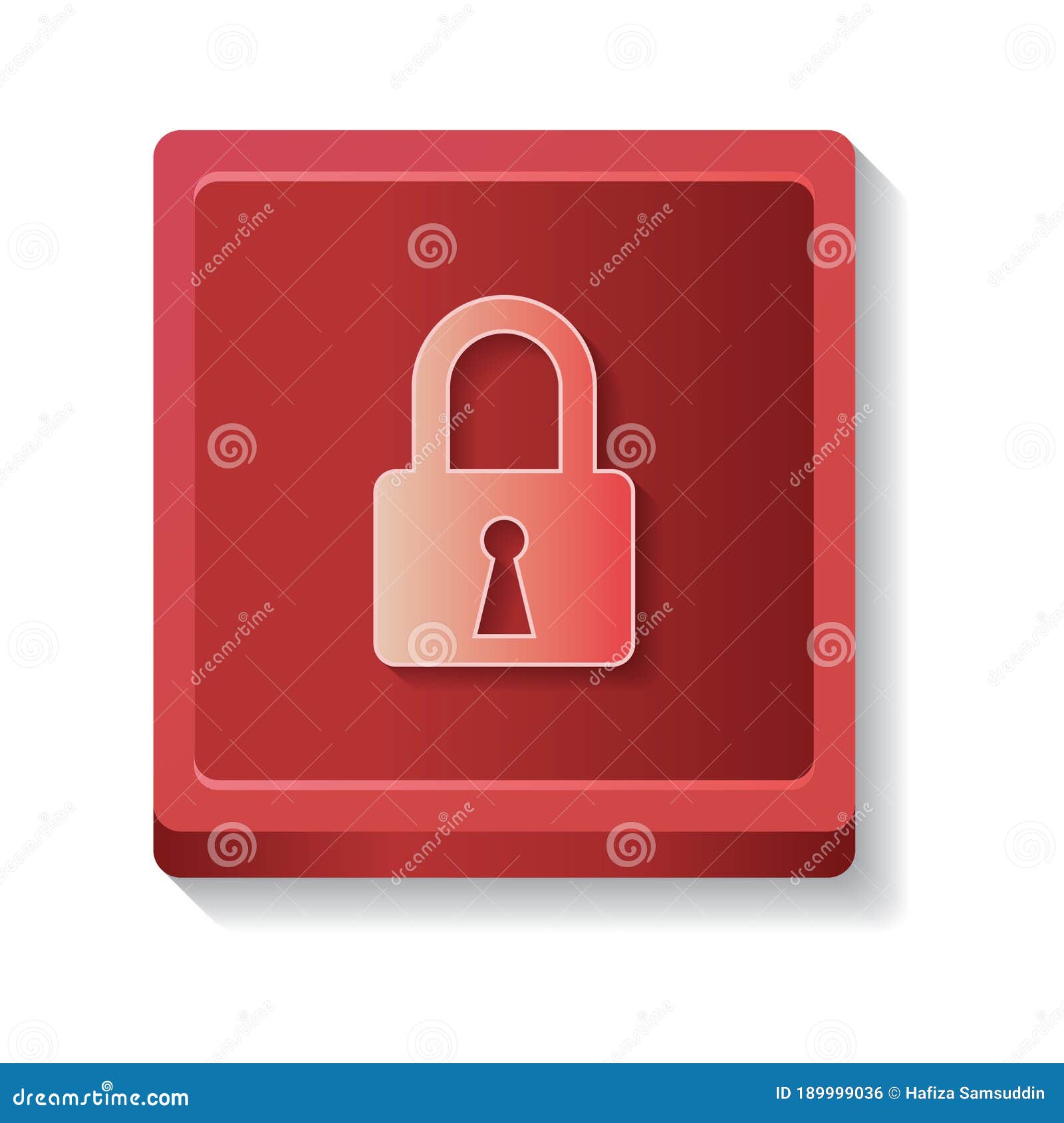 Log in Button. Vector Illustration Decorative Design Stock Vector ...