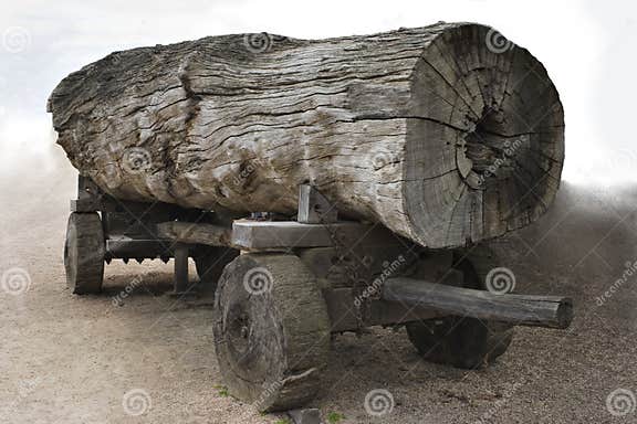 Log Carriage stock image. Image of lumber, logging, timber - 874817