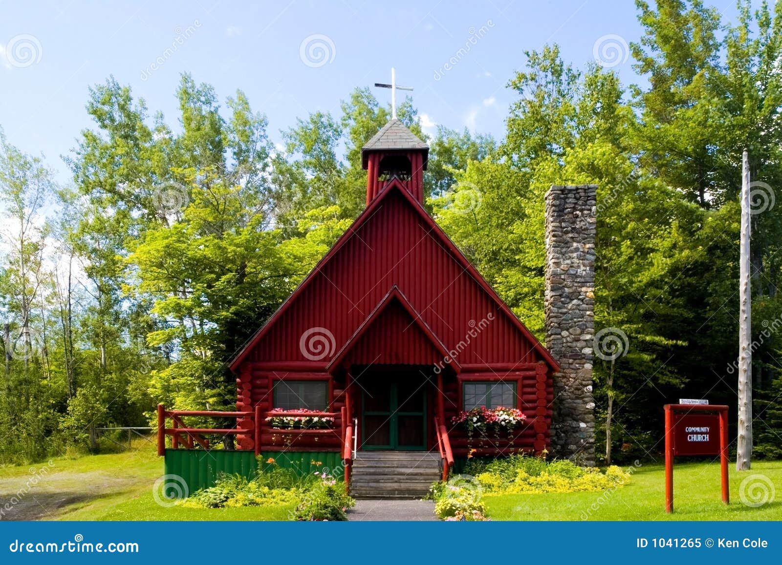 Log Church - 2 stock image. Image of church, faith, community - 1041265
