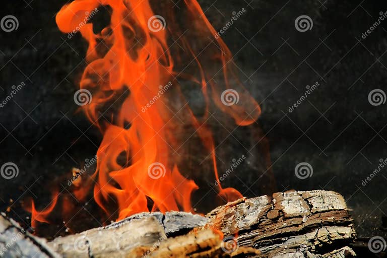 Log on fire stock photo. Image of nice, background, object - 17270416