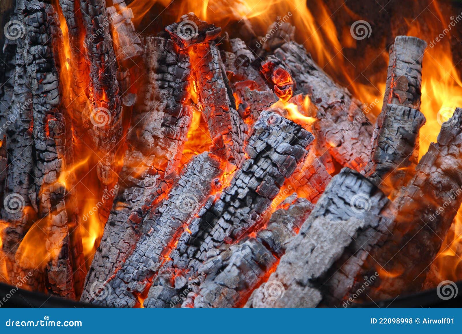 Log fire stock photo. Image of powerful, light, burning - 22098998