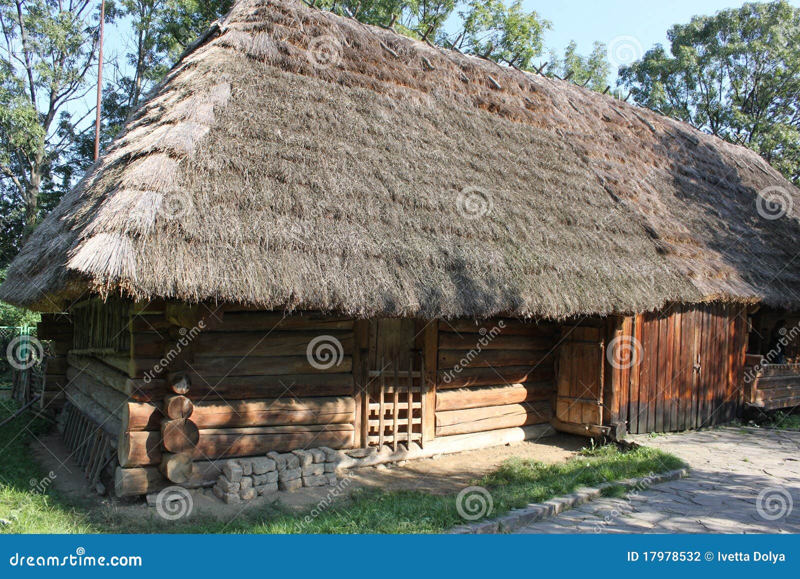 Log house stock photo. Image of ancient, historical, house - 17978532