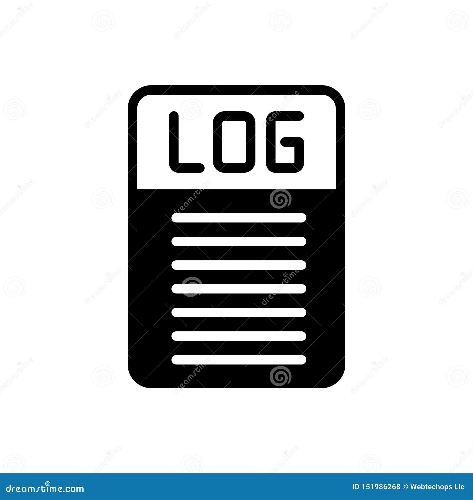 Black Solid Icon for Log, Register and Website Stock Vector ...