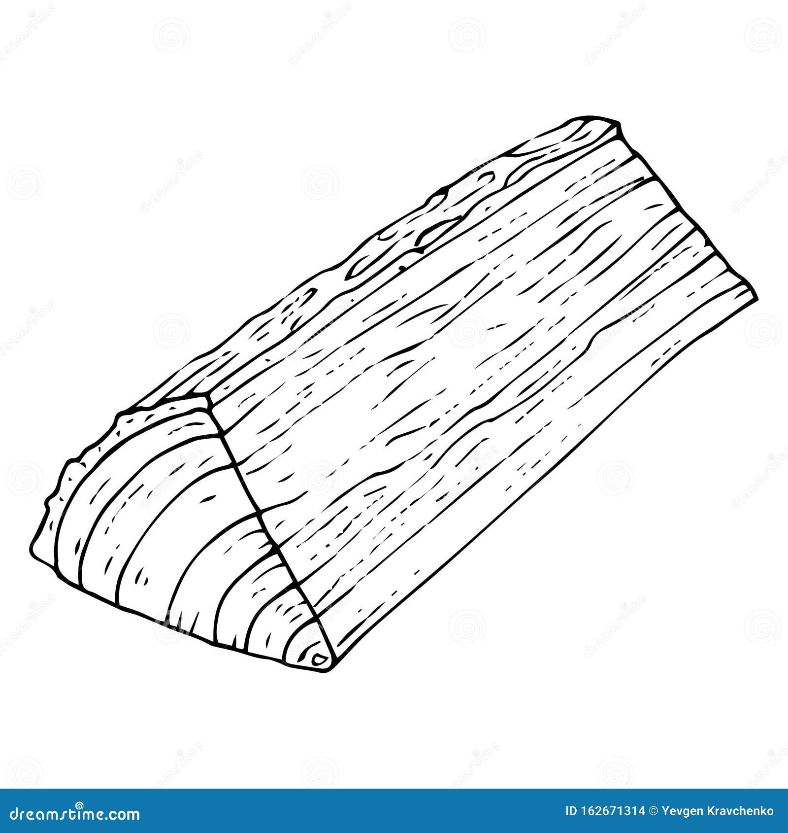 Log Icon. Vector of a Log Texture. Hand Drawn Log Stock Illustration ...