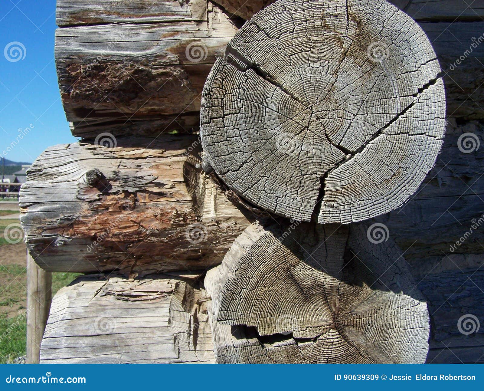 Log joints stock image. Image of concepts, logs, close - 90639309