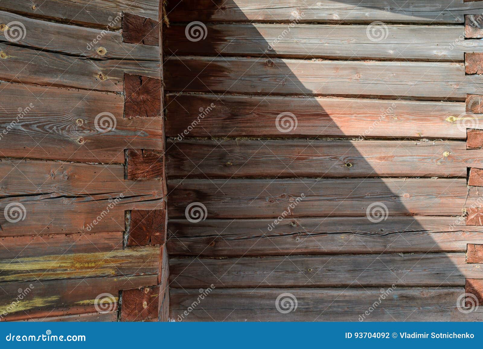 Log Masonry. Corner of the Log Cabin Made of Logs Stock Photo - Image ...