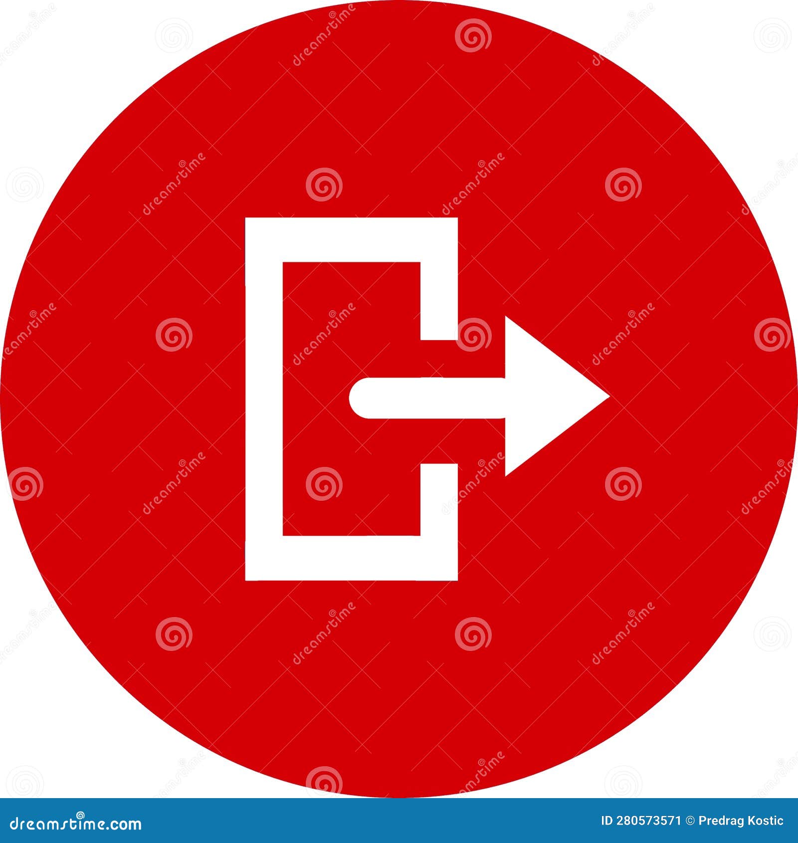 Log out icon stock illustration. Illustration of leave - 280573571