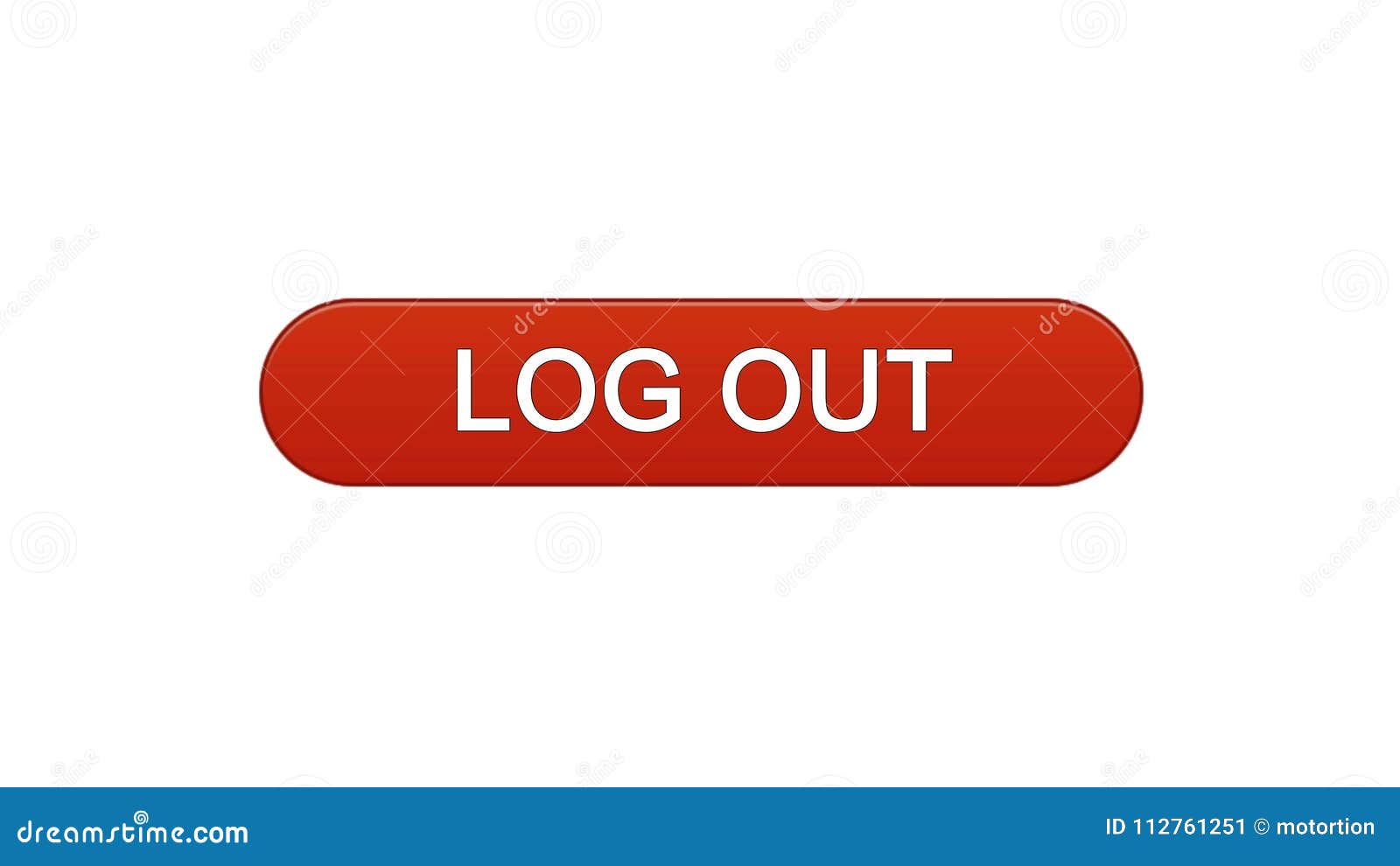 Log Out Web Interface Button Wine Red Color, Internet Site Design ...