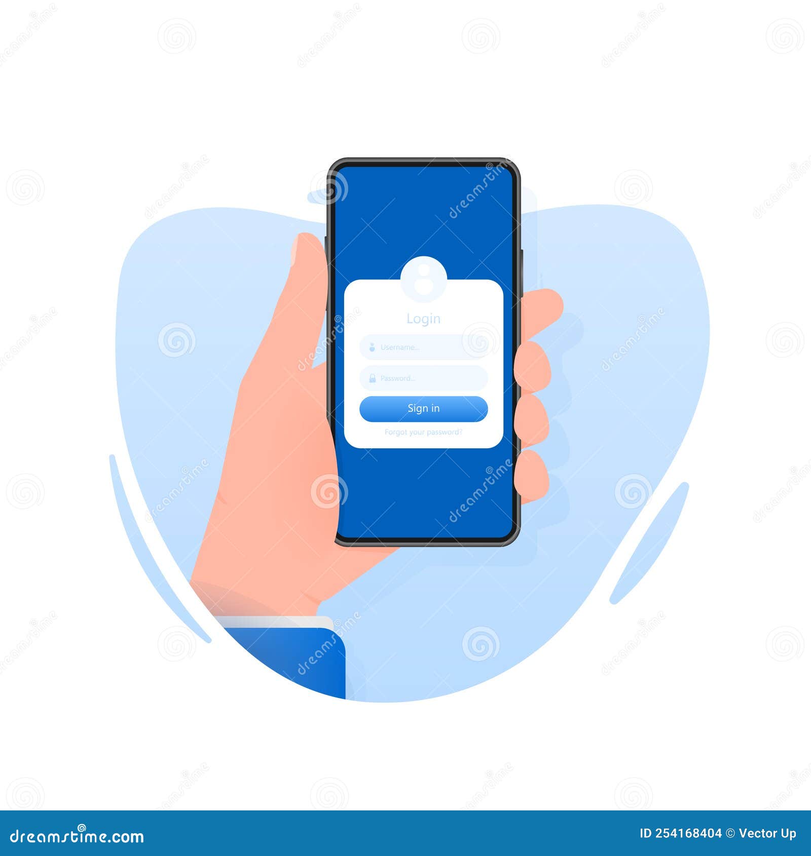 Log in People. Online Payment, Security. Vector Illustration Stock ...