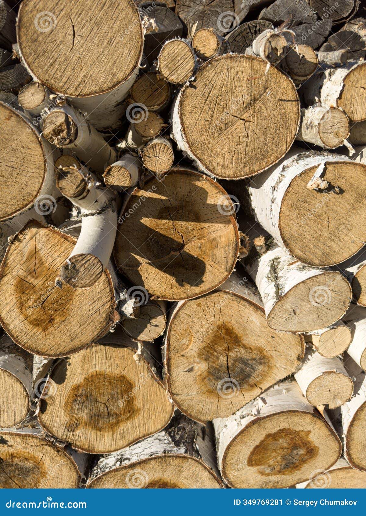 Log Rack with Stacked Firewoods Pattern Wood Stock Image - Image of ...
