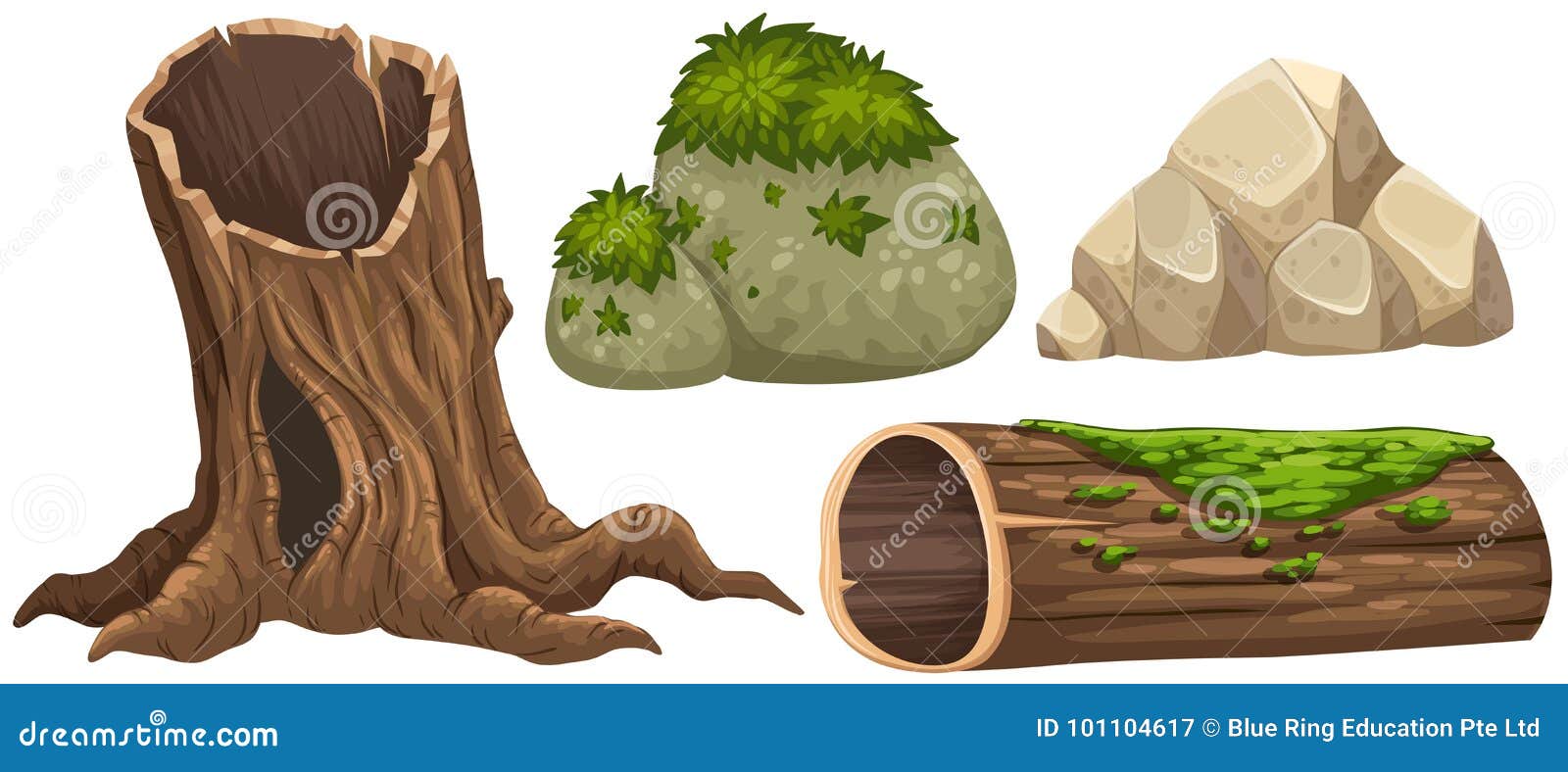 Moss Stock Illustrations – 5,231 Moss Stock Illustrations, Vectors ...