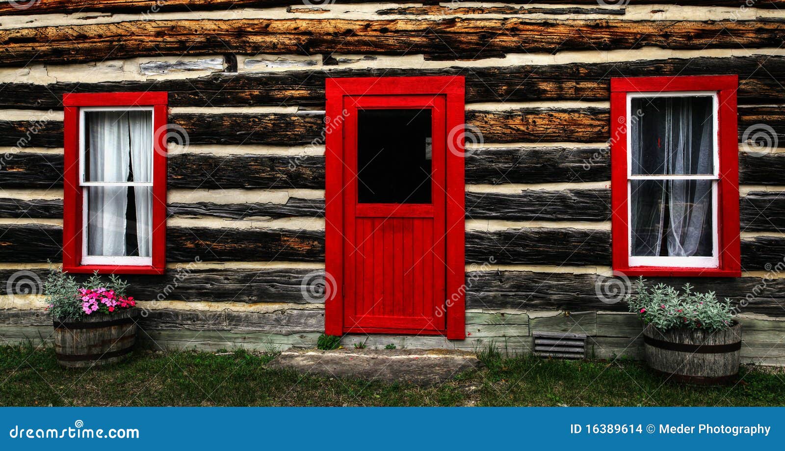 Log shack stock photo. Image of architecture, door, house - 16389614