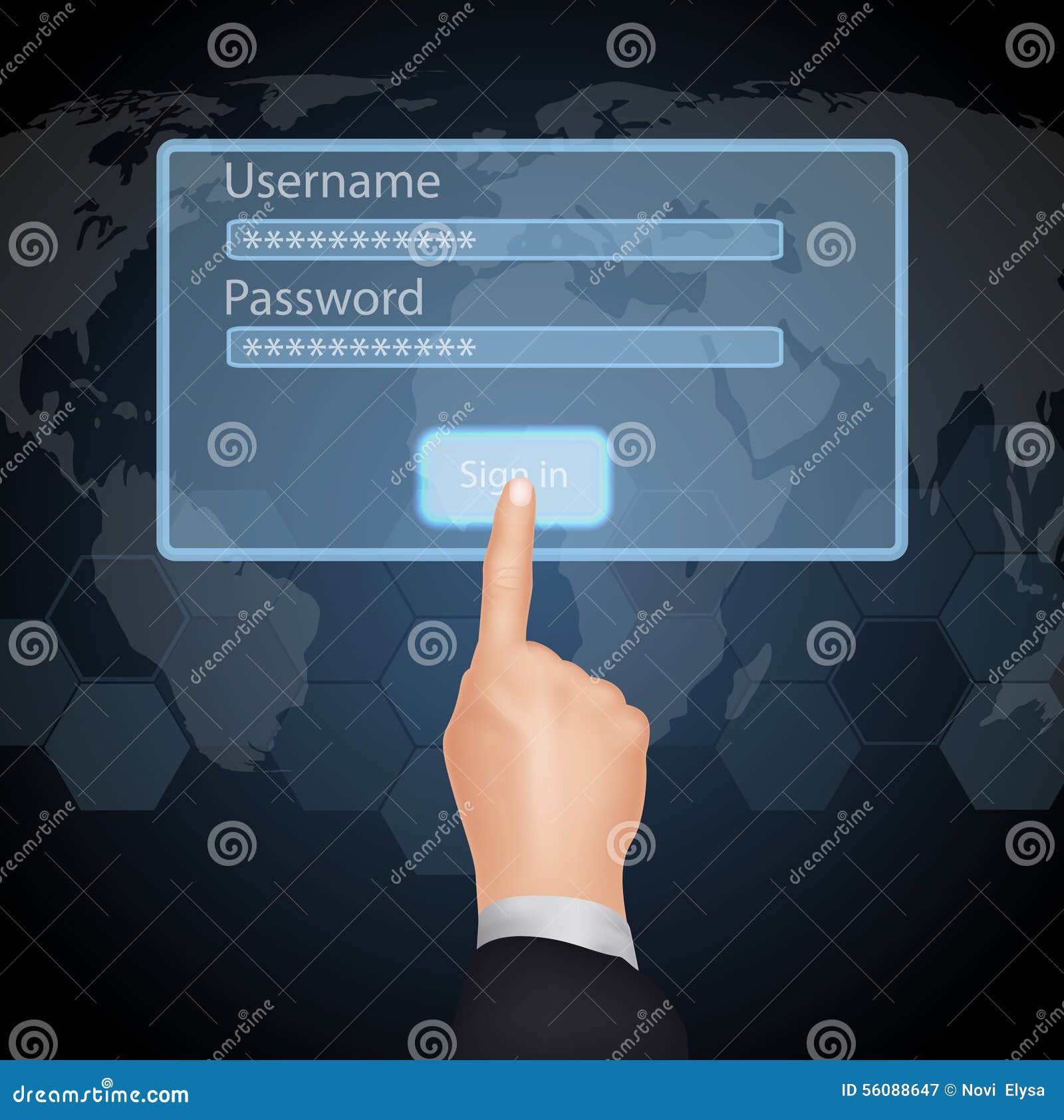 Password Selection Stock Illustrations – 222 Password Selection Stock ...