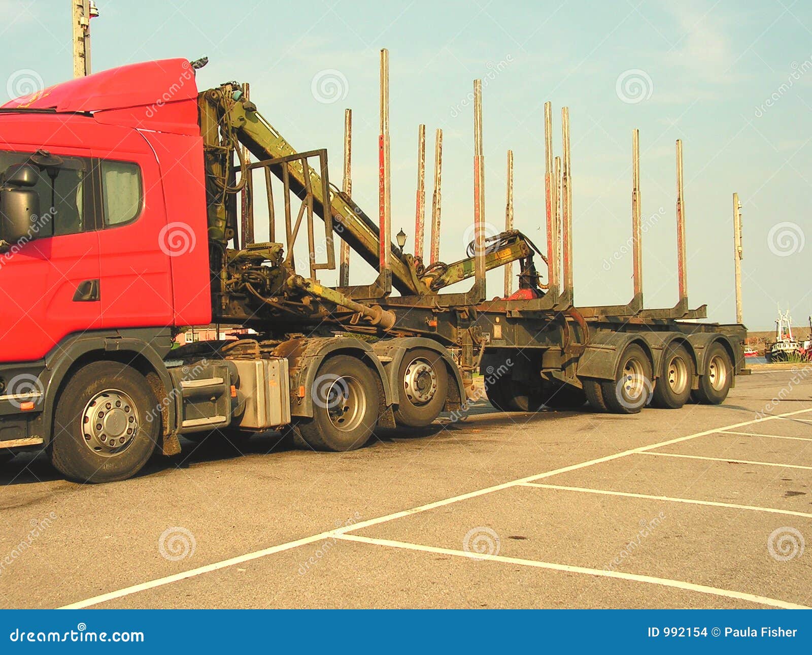 Log Transporter stock photo. Image of logging, lorry, transport - 992154