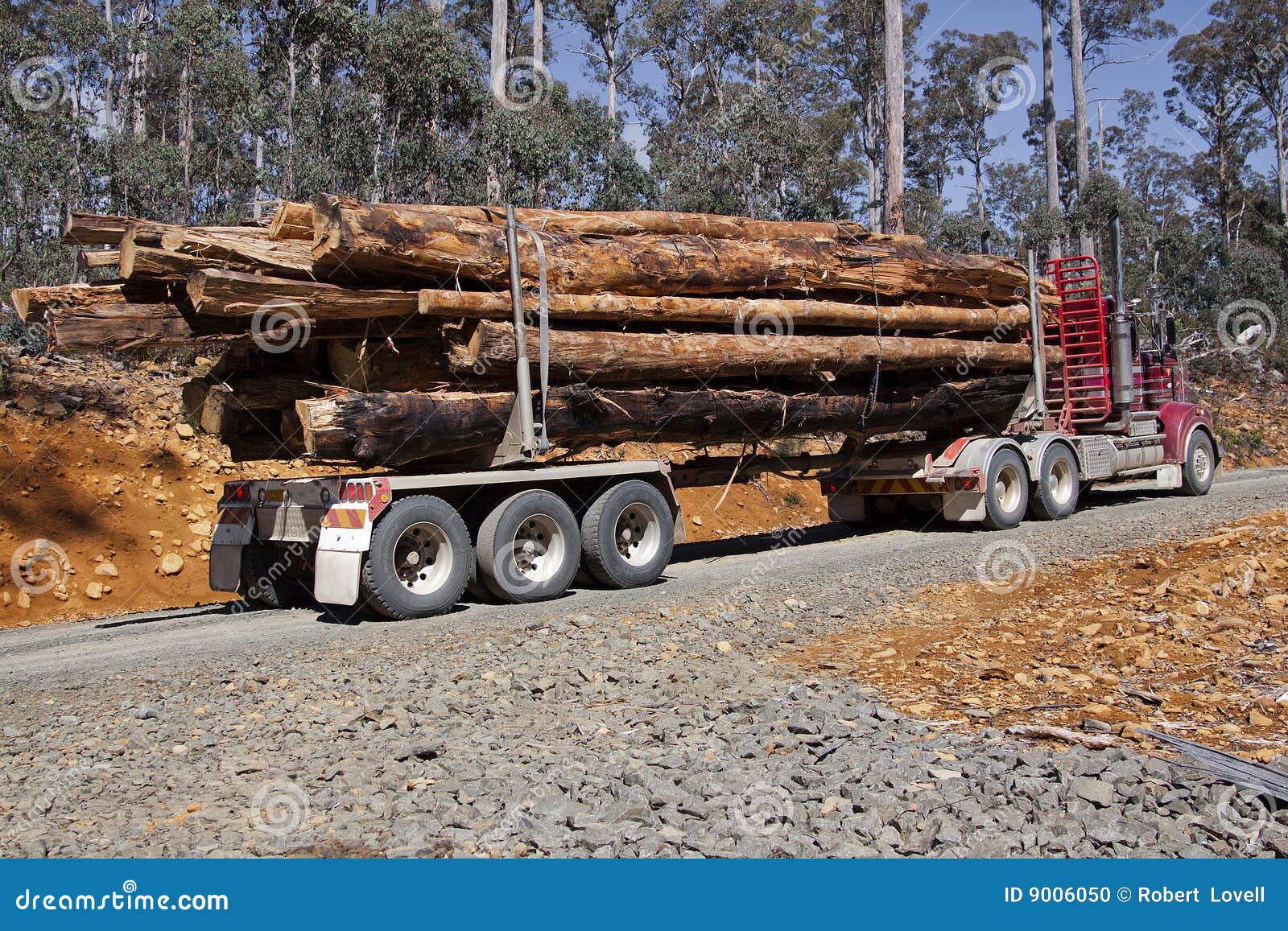 Log truck stock photo. Image of tires, forestry, lumber - 9006050