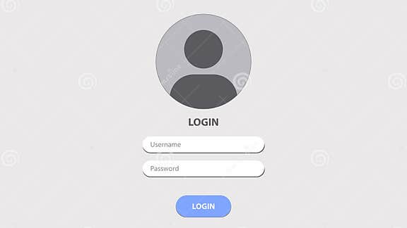 Log User Interface Login Page Users Typing Passwords Navigate Login Access Username And