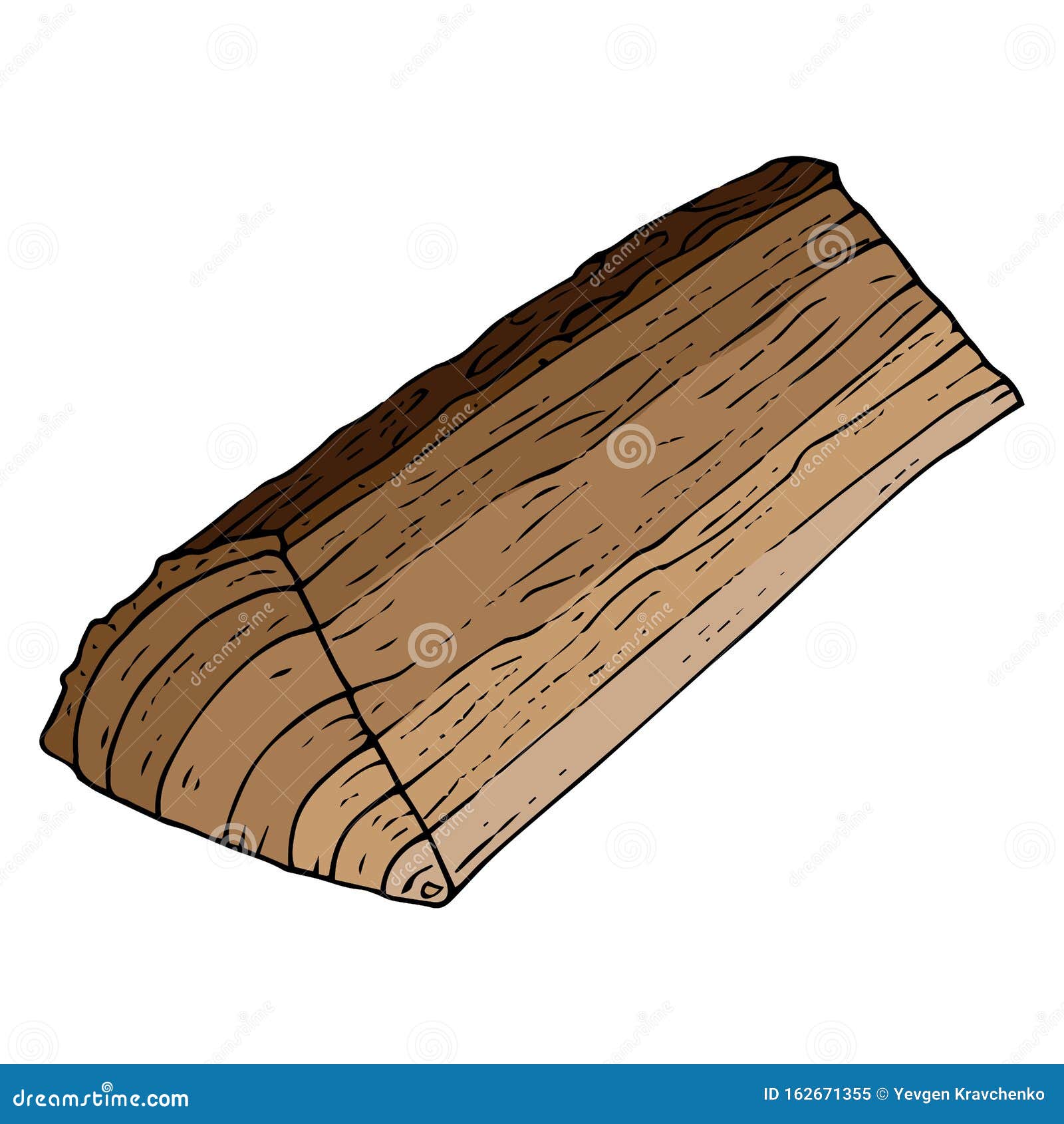 Log Icon. Vector Illustration of a Log Texture. Hand Drawn Log Stock ...