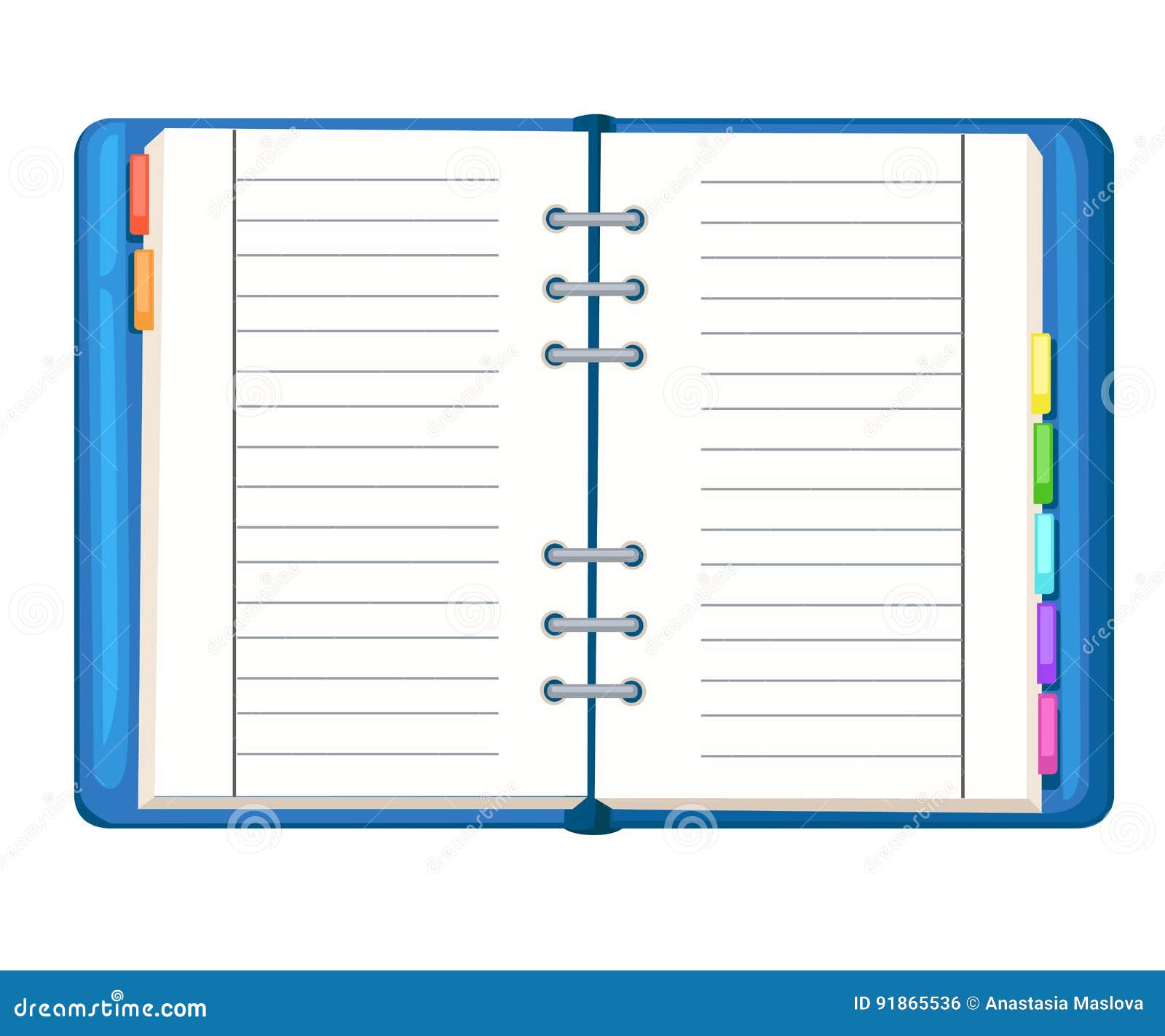 Daily Log. Vector Web Template. Stock Illustration - Illustration of ...