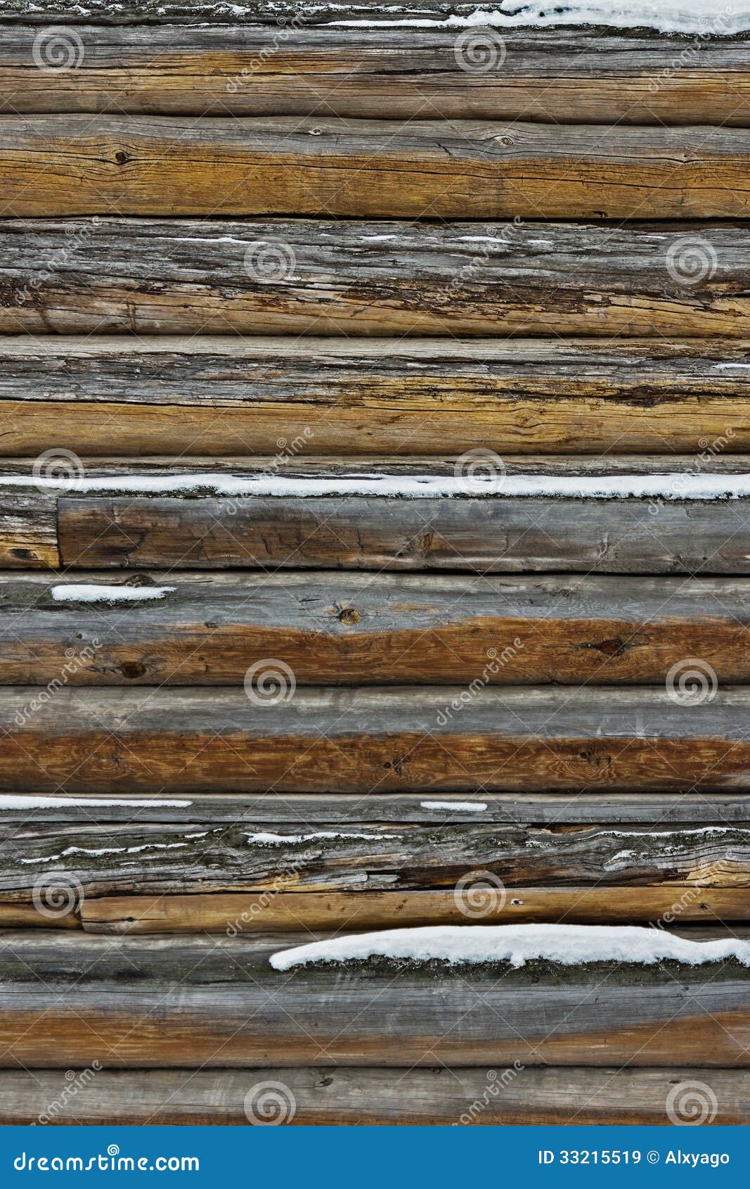 Log wall stock image. Image of rustic, rough, fence, housing - 33215519