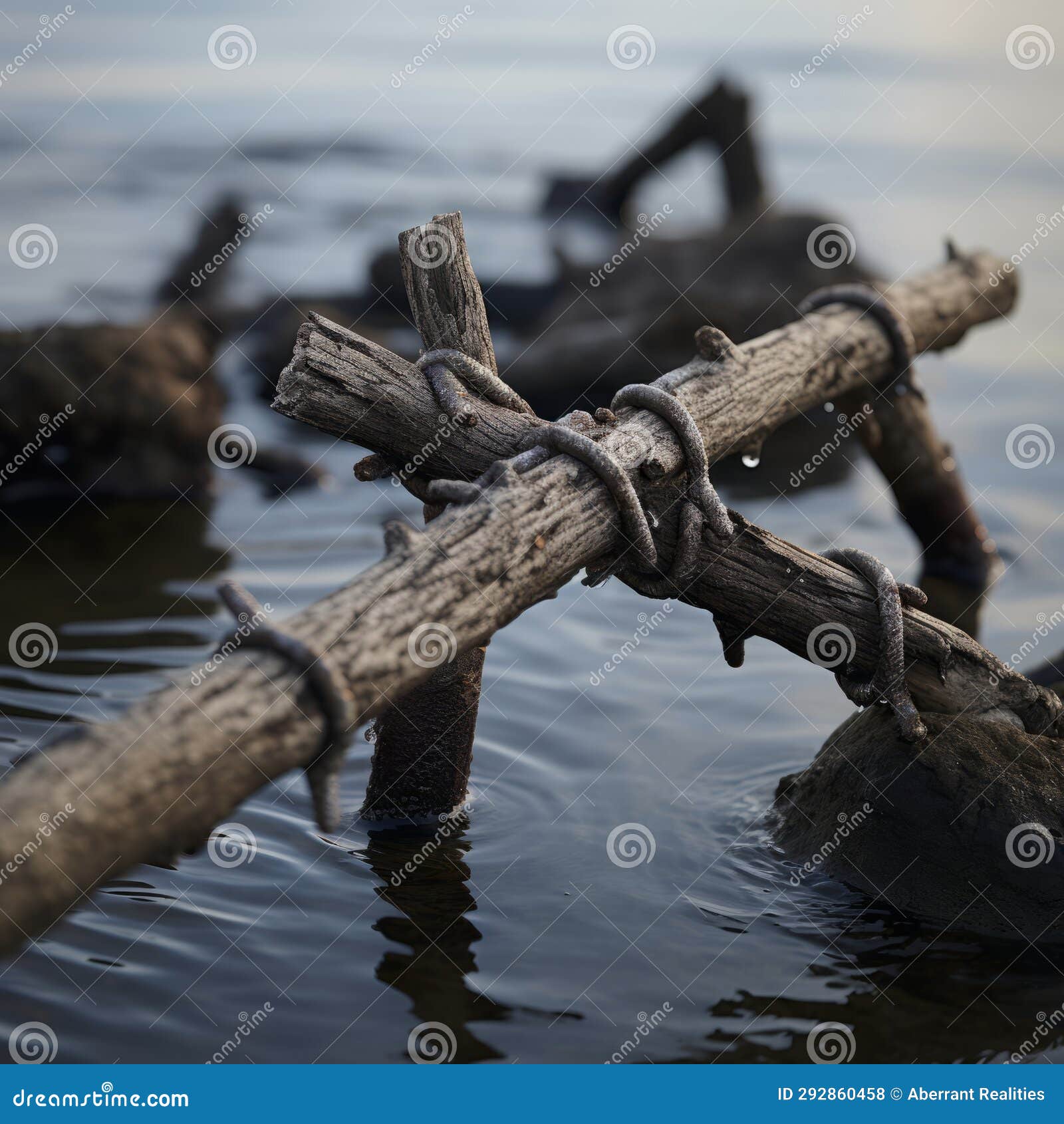 Water Tap Tied In Knot Vector Illustration | CartoonDealer.com #24253234