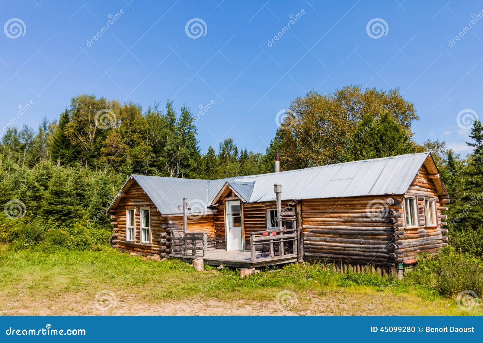 Log Wood Shack stock photo. Image of homestead, shelter - 45099280