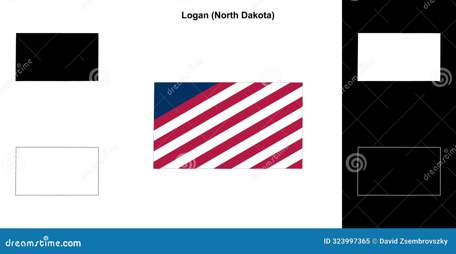 Logan Outline Map Cartoon Vector | CartoonDealer.com #357462845