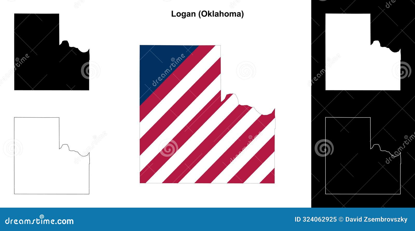 Logan Outline Map Cartoon Vector | CartoonDealer.com #357462845