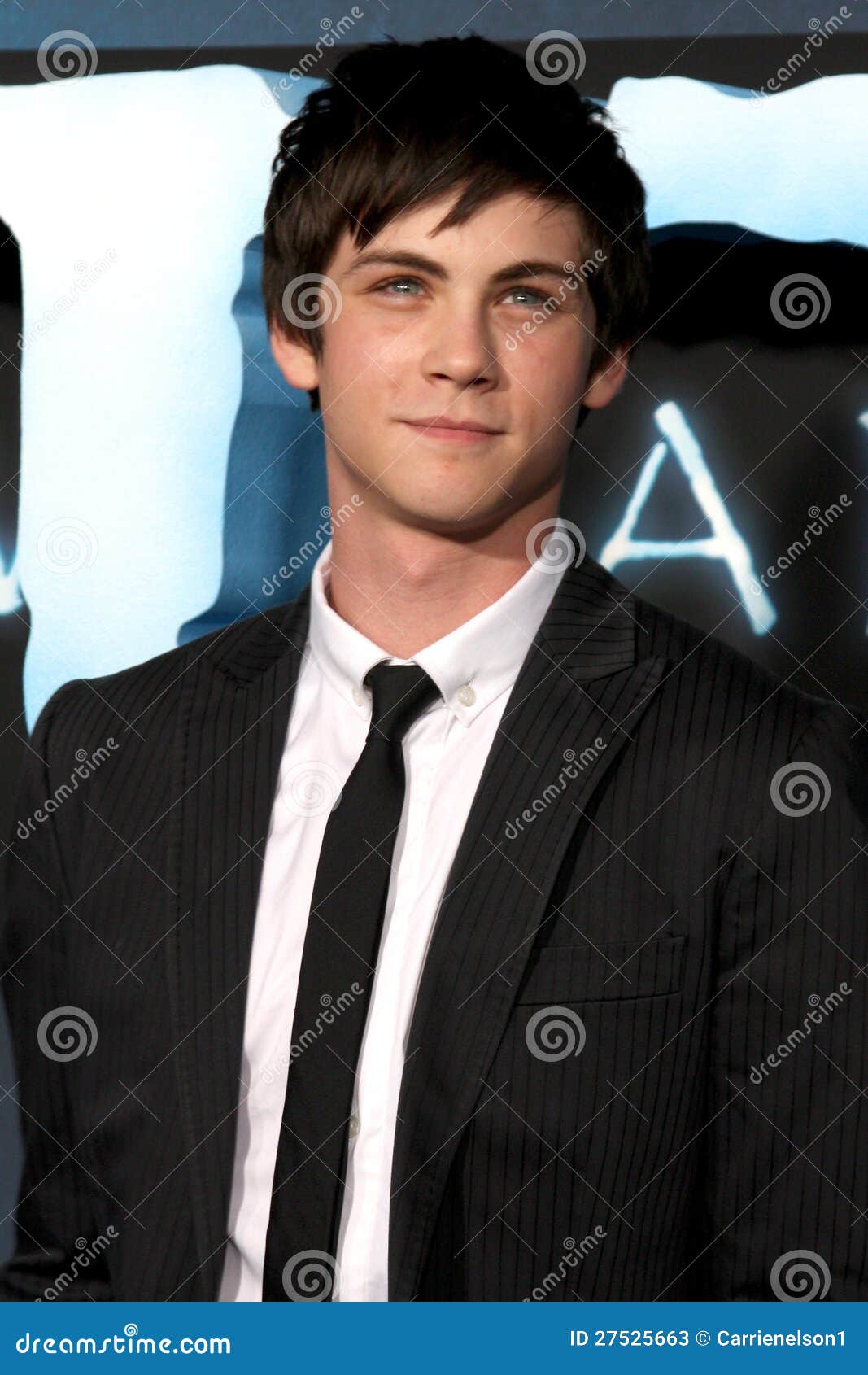 Logan Lerman editorial stock photo. Image of arriving - 27525663