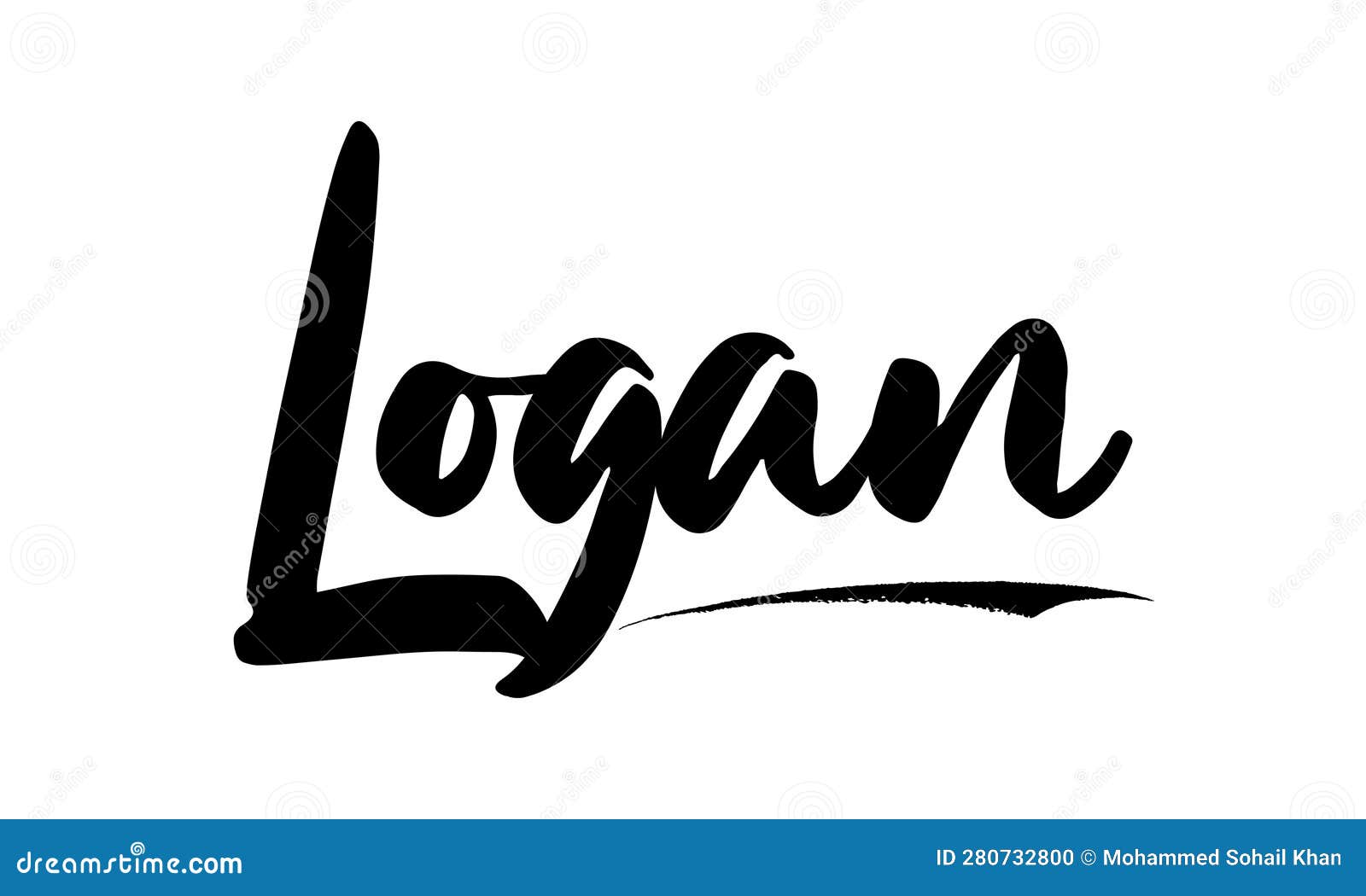 Logan Typography Lettering Text Vector Design Quote Stock Vector ...