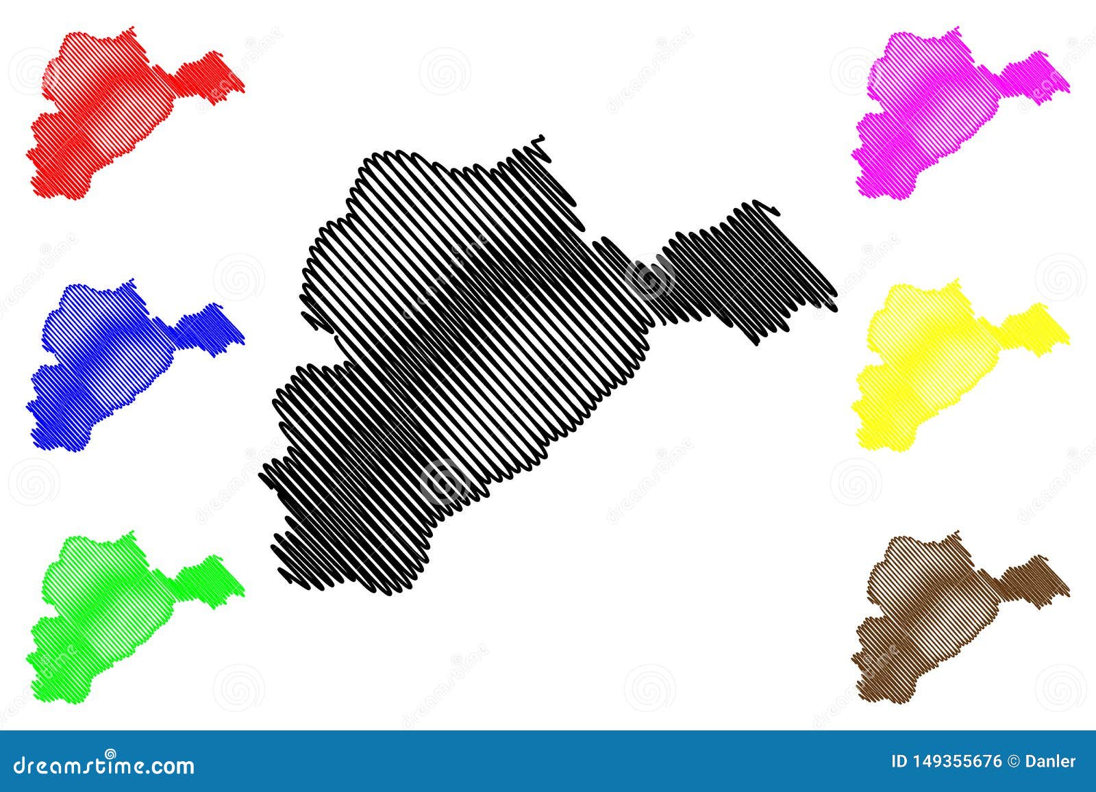 Logar Province map vector stock vector. Illustration of autonomy ...