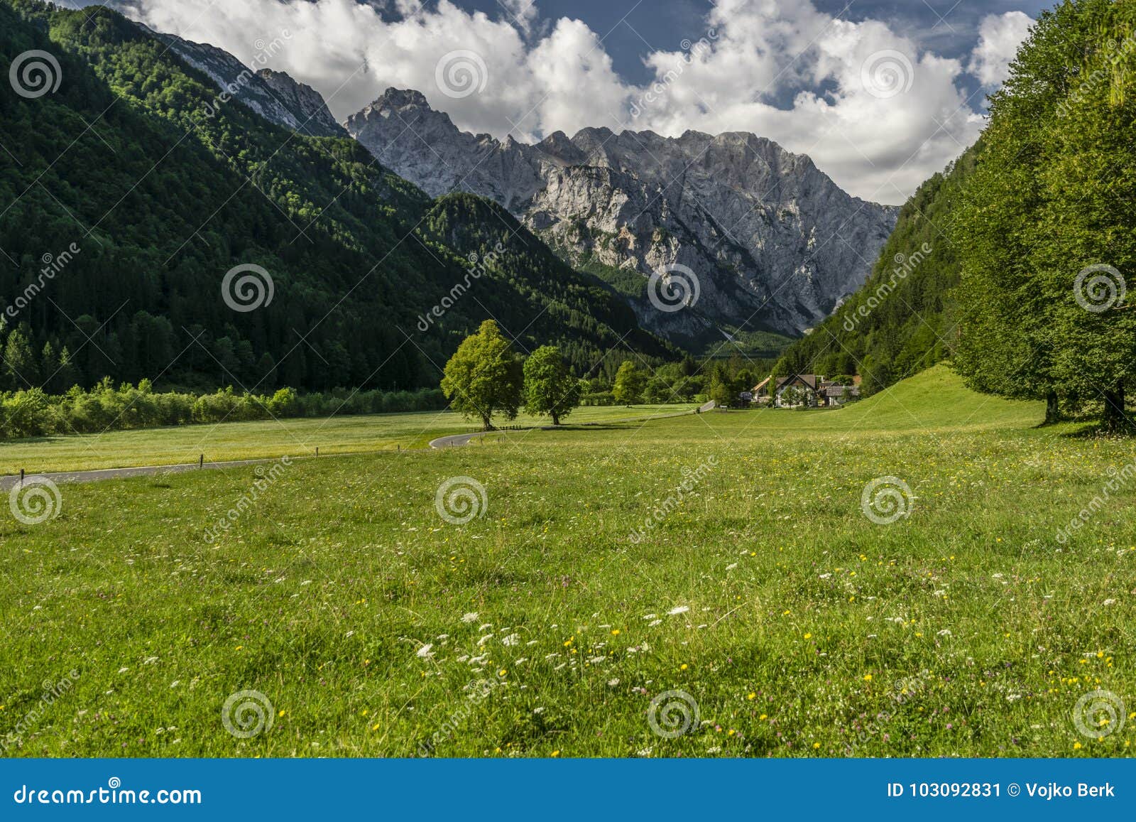 Logar Valley, Slovenia stock image. Image of holidays - 103092831