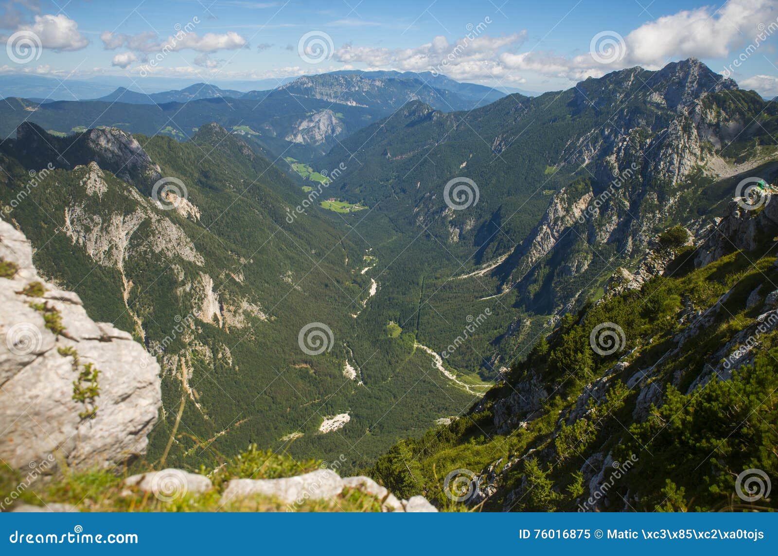 Logar valley, Slovenia stock image. Image of nature, forest - 76016875