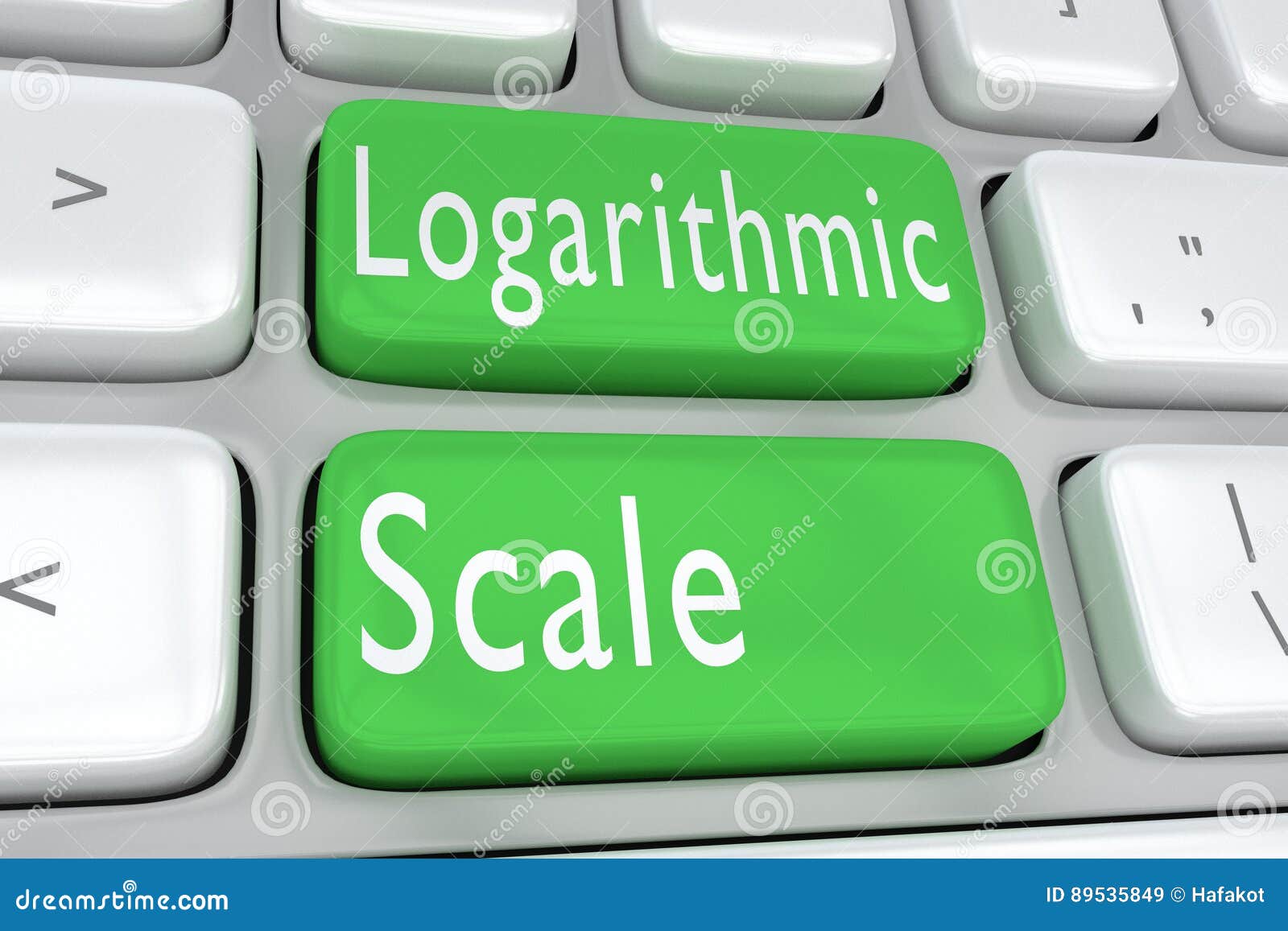 Logarithmic Scale concept stock illustration. Illustration of education ...