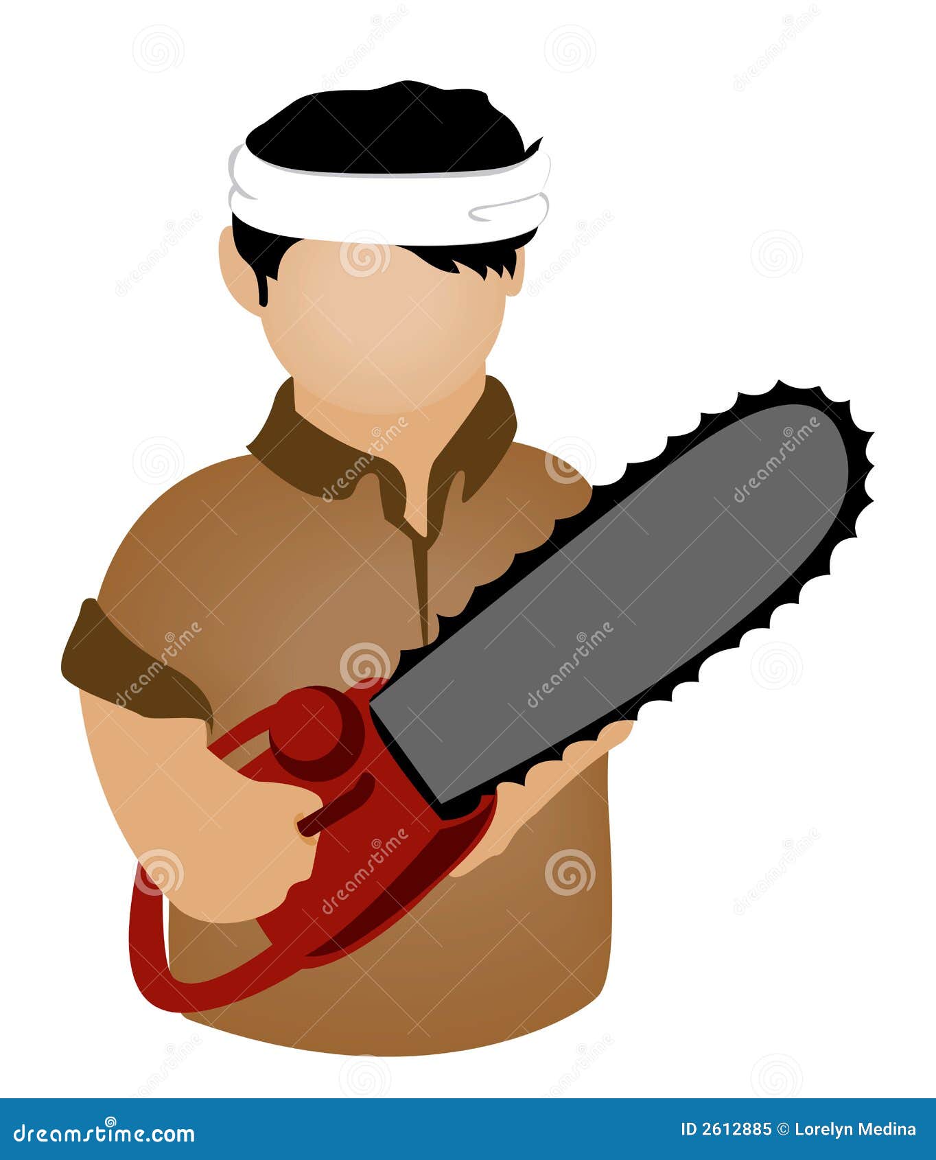 Logger Icon stock illustration. Illustration of work, clip - 2612885