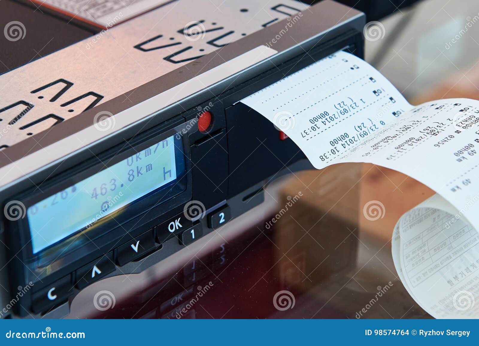 Daily Logger for Long Distance Driver Stock Photo - Image of drive ...