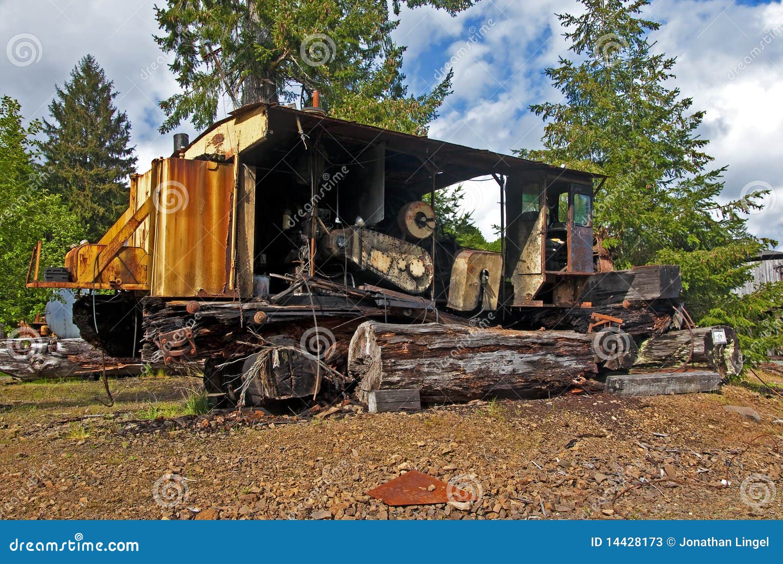 Logging equipment stock image. Image of rustic, rusty - 14428173