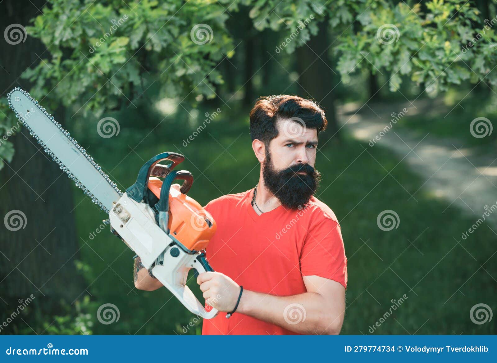 Logging. Firewood As a Renewable Energy Source. Lumberjack in the Woods ...