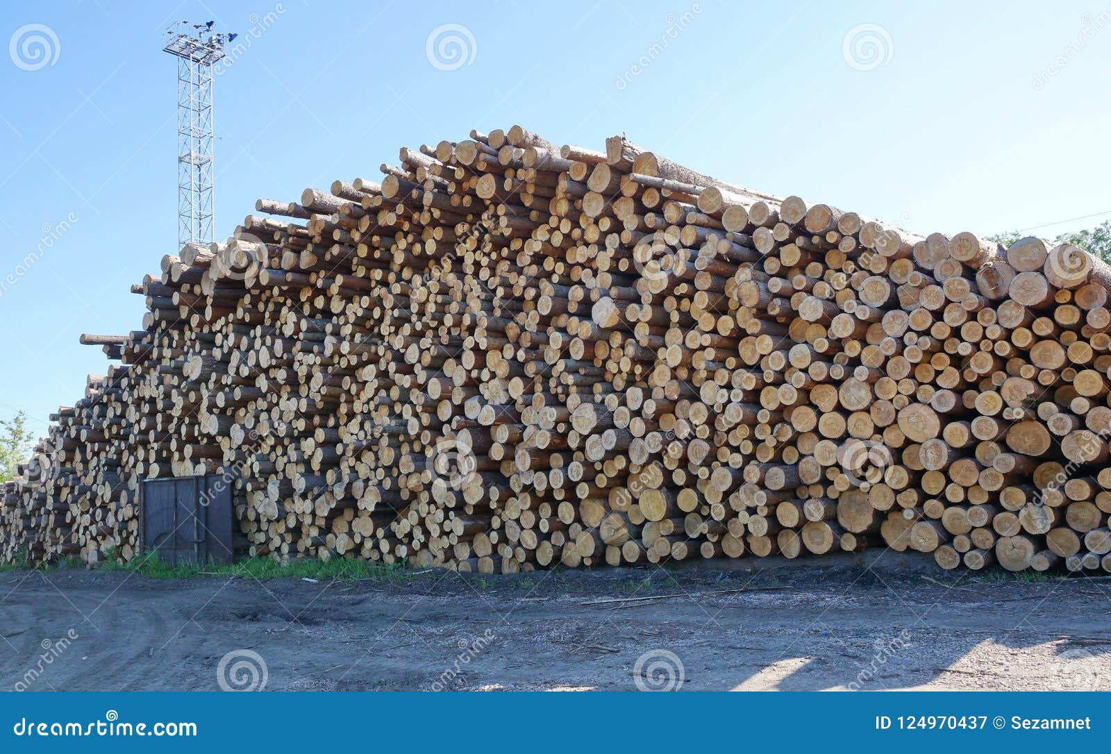 An Old Logging Rail Cart Stock Image | CartoonDealer.com #171743485