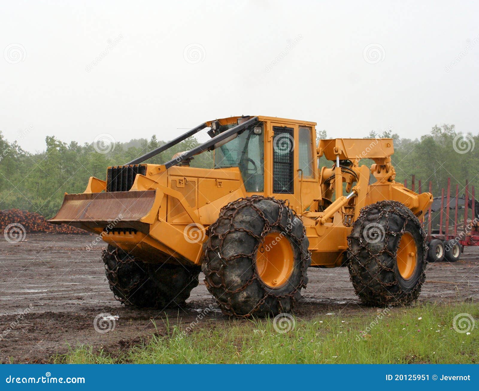 Logging Skitter stock image. Image of truck, logger, work - 20125951