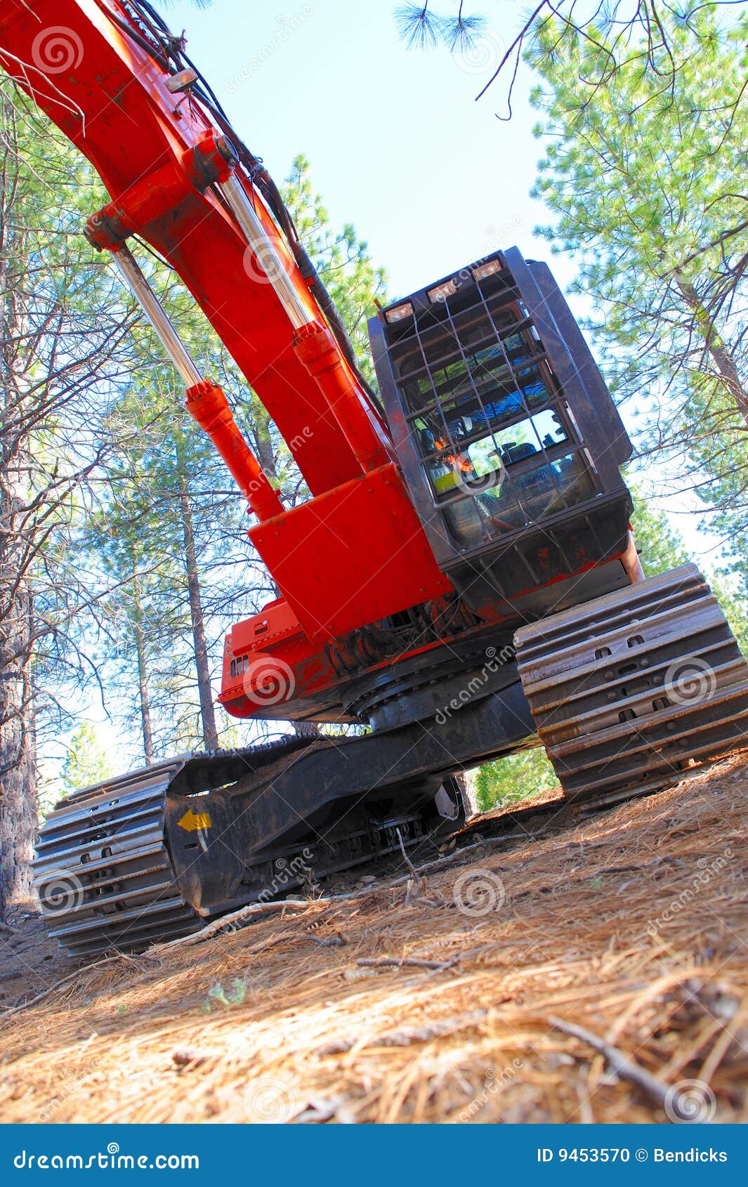 Logging Tractor stock photo. Image of logging, tree, earth - 9453570