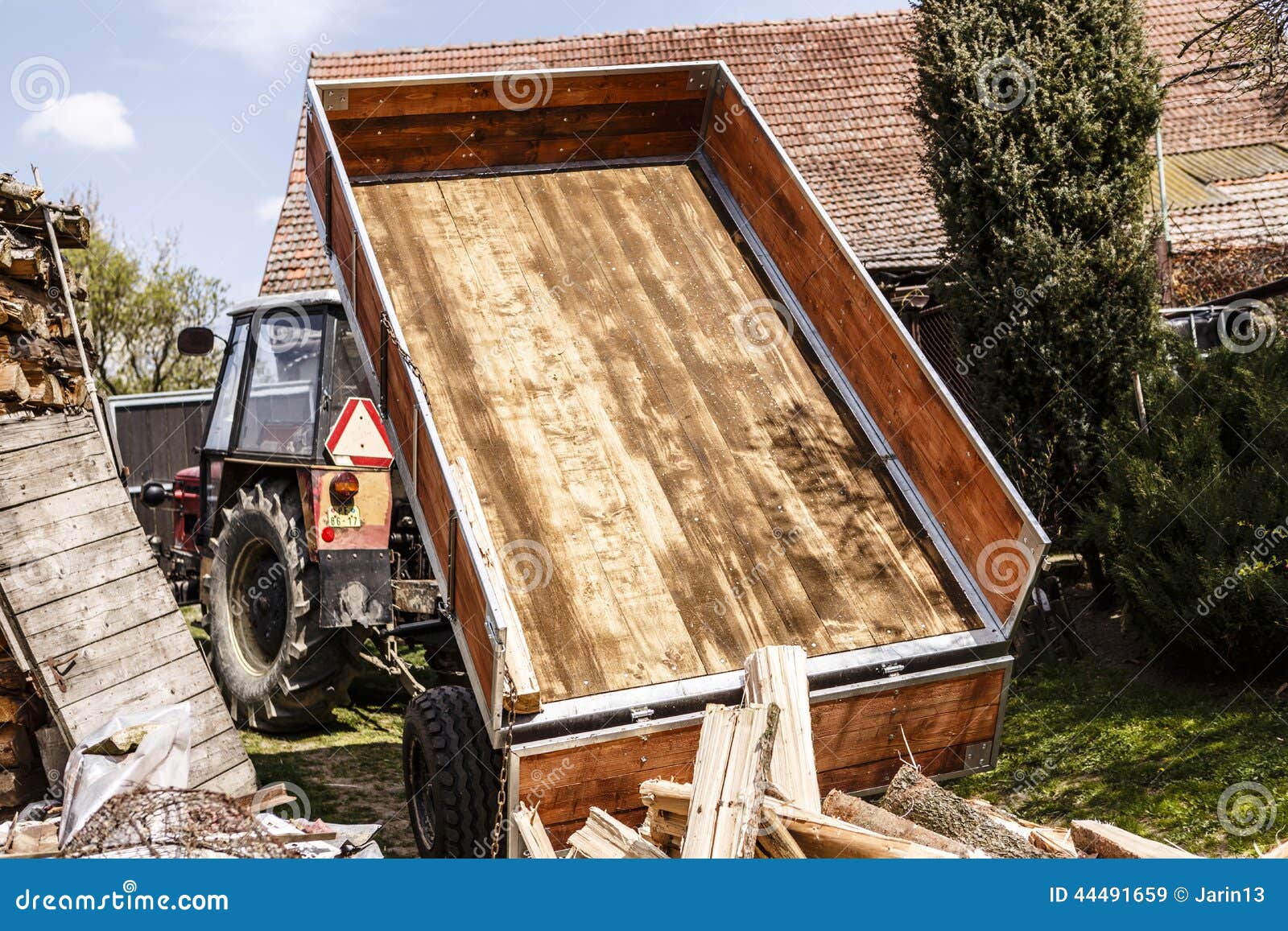 Logging tractor stock image. Image of environment, fuel - 44491659
