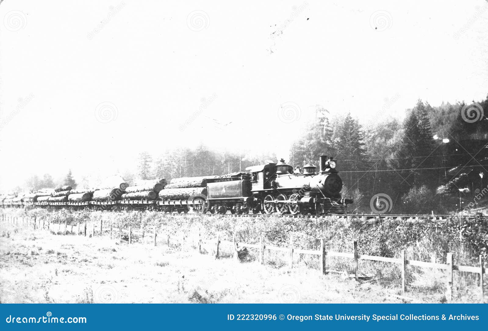 Logging Train In The Willamette Valley Picture. Image: 222320996