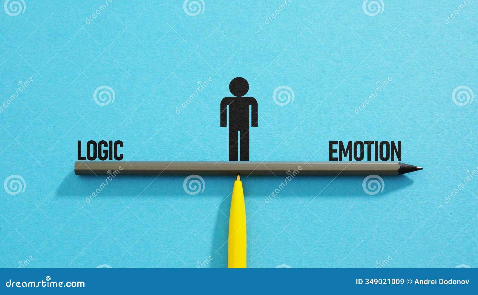 Logic and Emotion Balance is Shown Using the Text Stock Image - Image ... Logic and Emotion Balance is Shown Using the Text Stock Image - Image ...