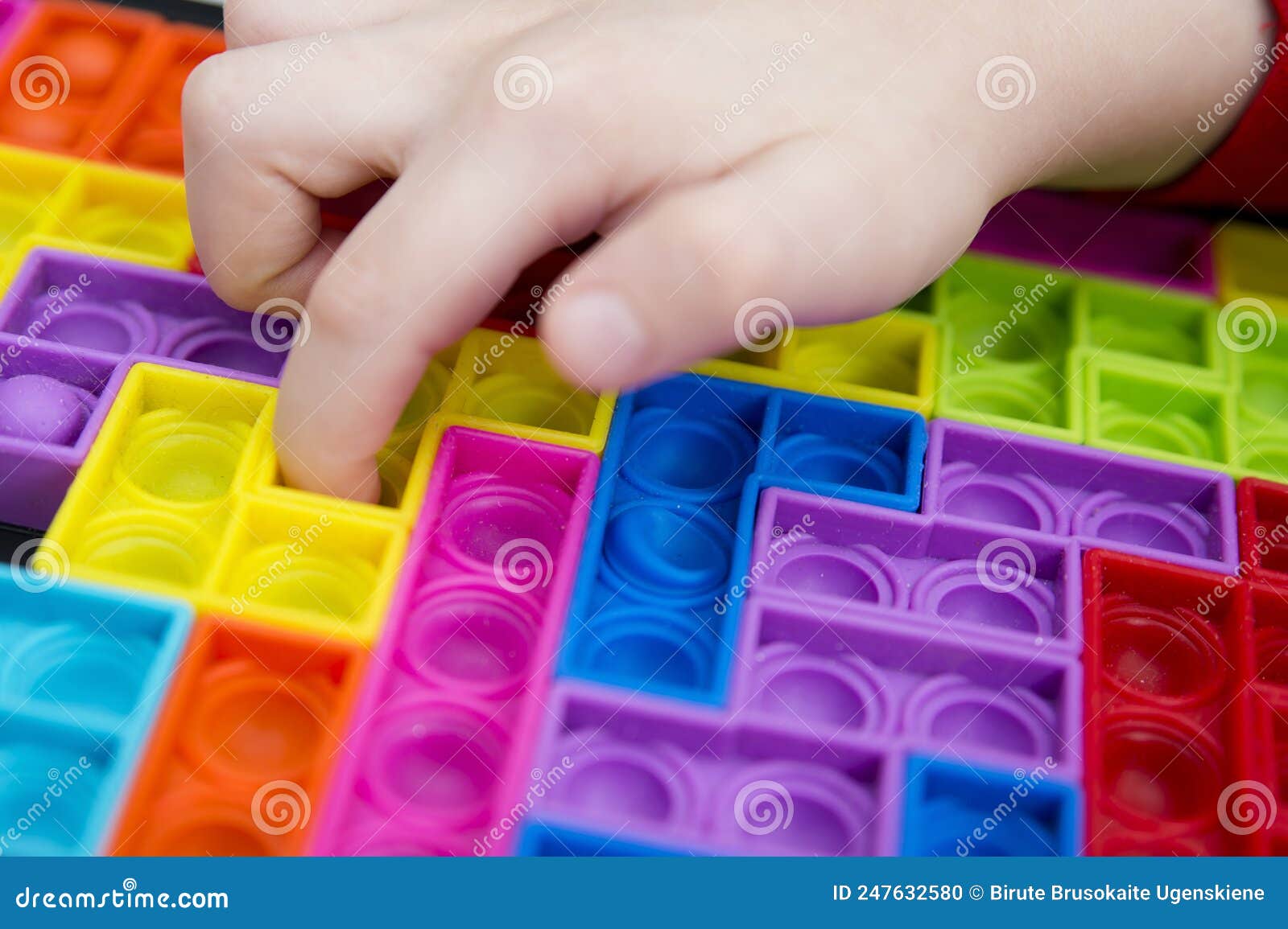 Logic Game for Brain Activity Training. Stock Photo - Image of plastic ...