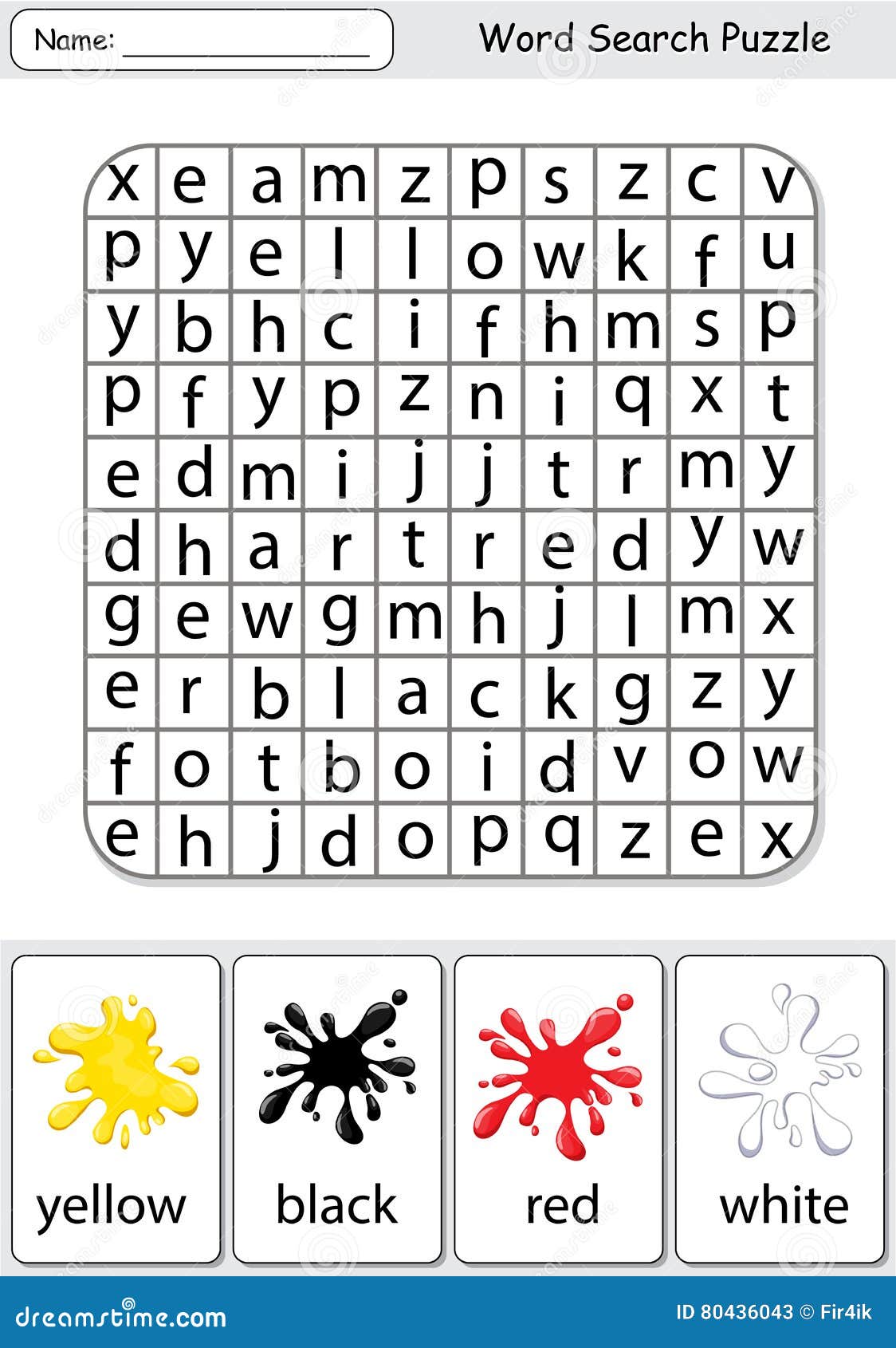 Logic Game for Learning English. Find the Hidden Words by Vertical or ...