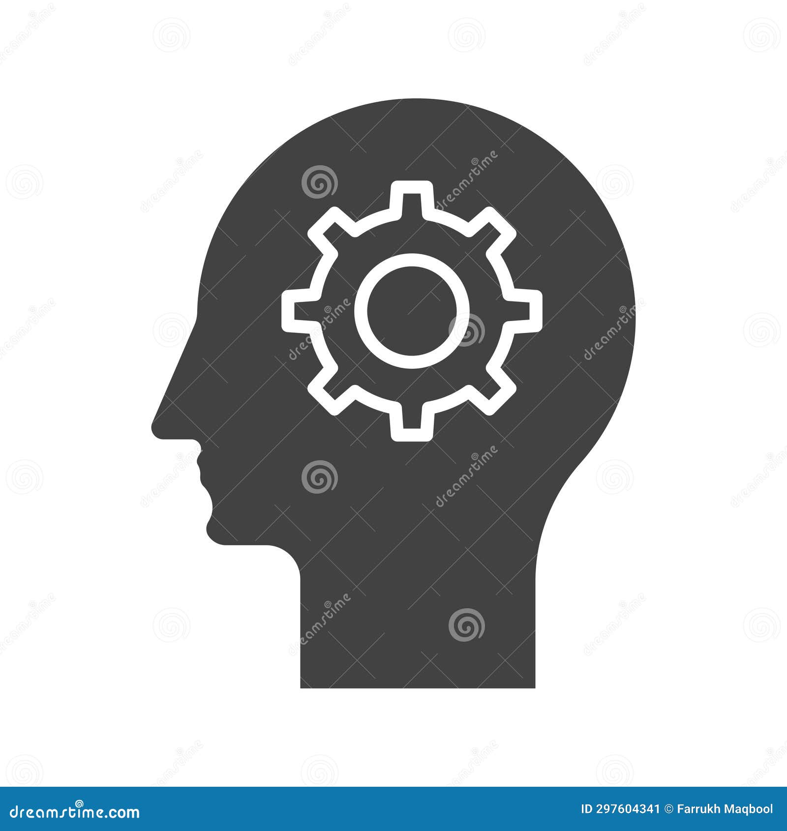 Logic icon vector image. stock vector. Illustration of intelligence ...