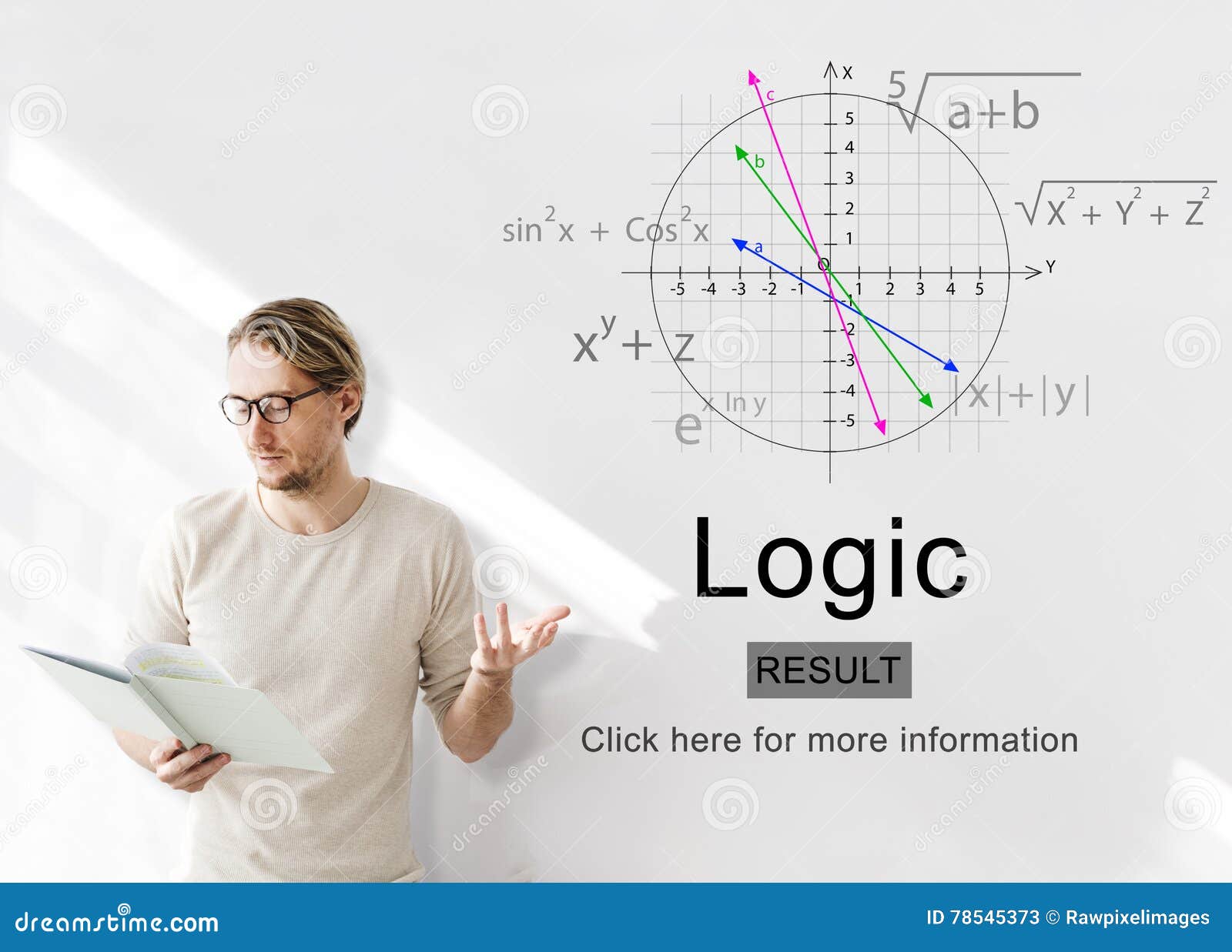 Logic Intelligence Rational Reason Solution Ideas Concept Stock Image ...