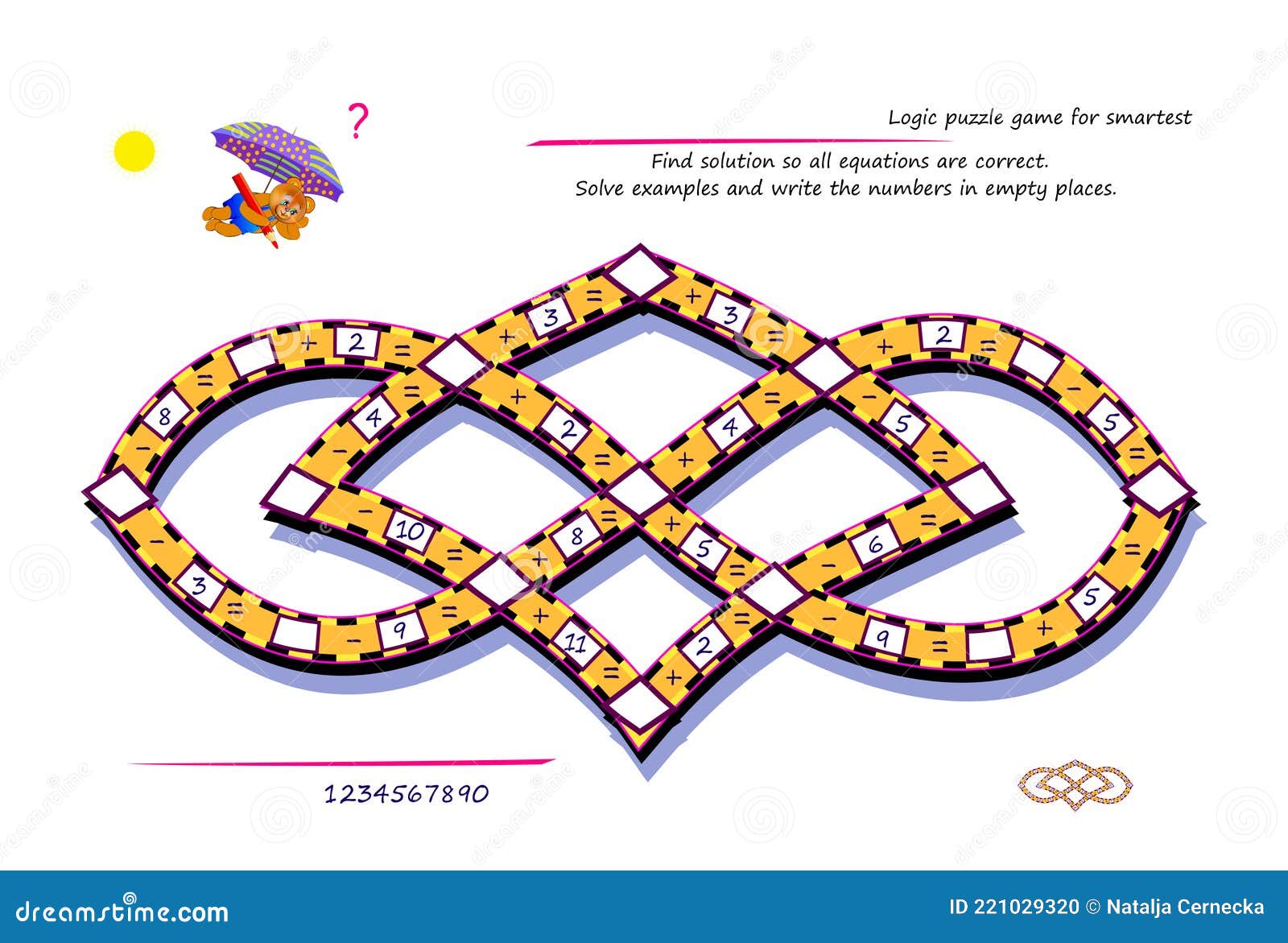 Logic Puzzle Game for Smartest. Find Solution so All Equations are ...