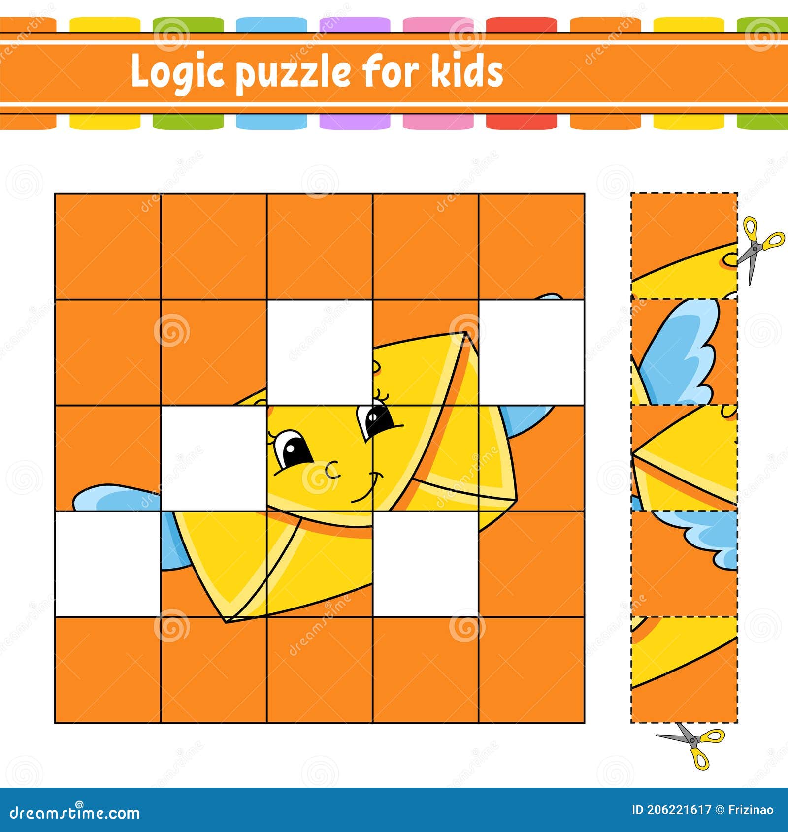 Logic Puzzle for Kids. Education Developing Worksheet. Learning Game ...