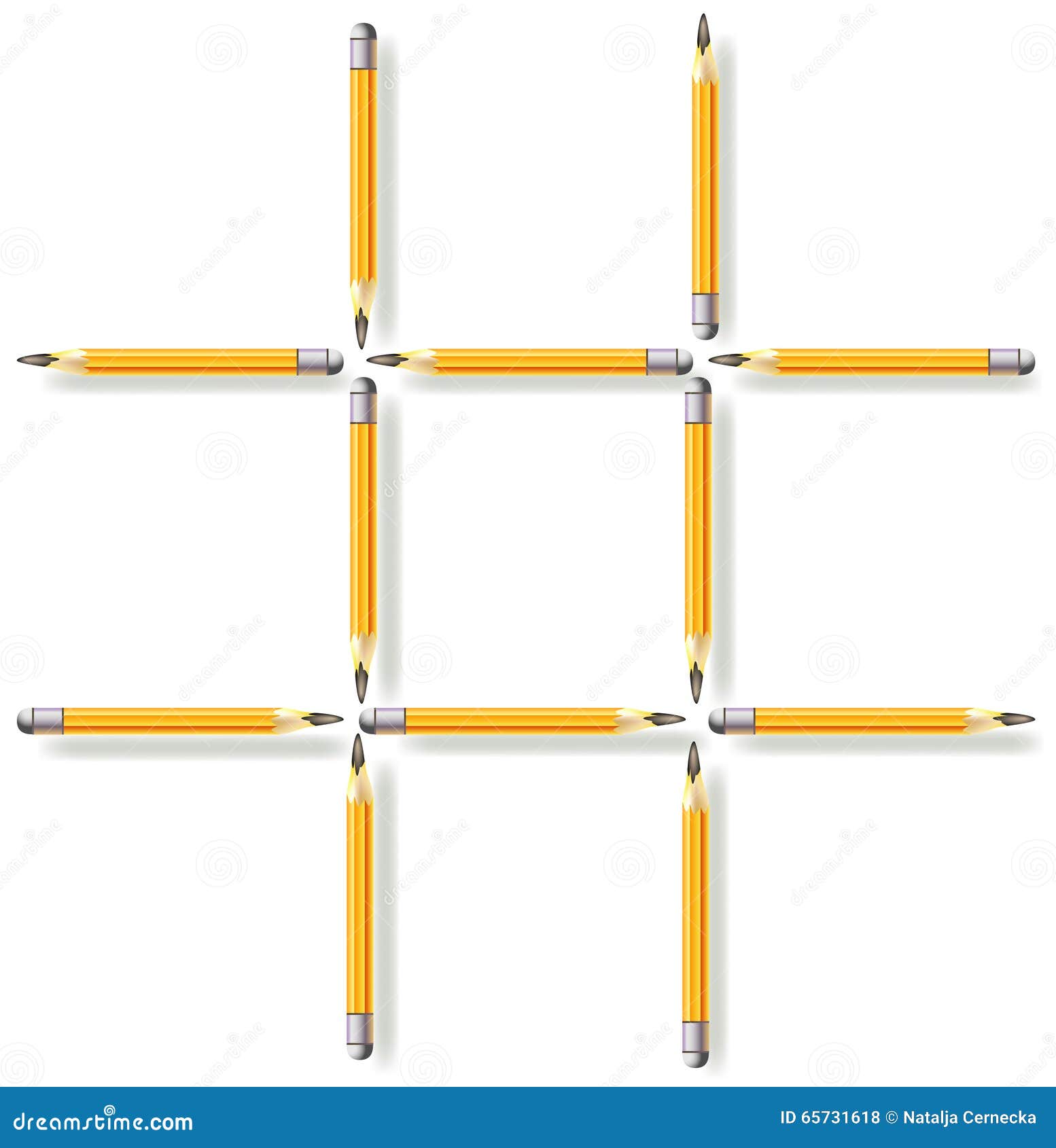 Make Squares Math Picture Puzzle Vector Illustration | CartoonDealer ...